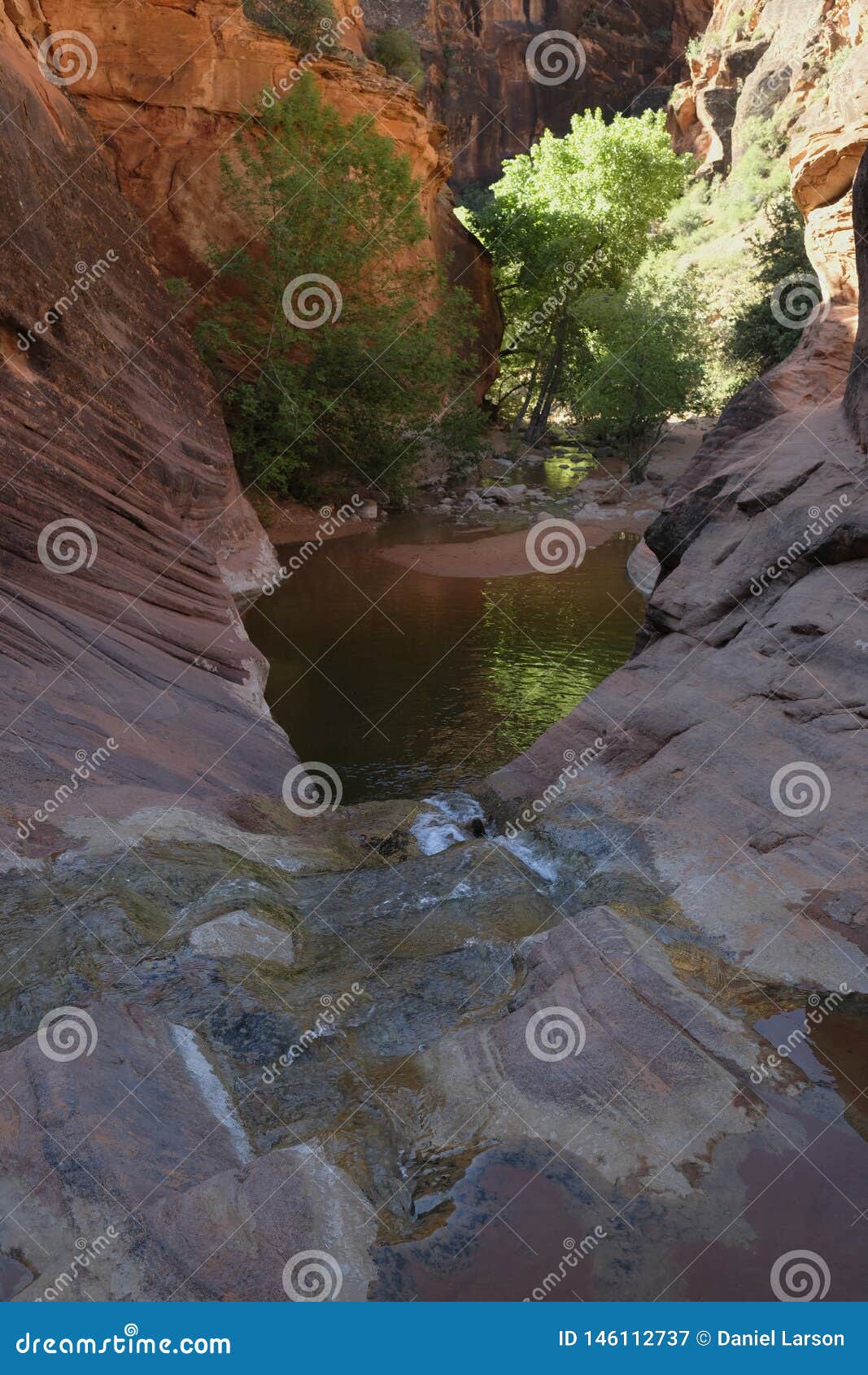 Red Reef Pools in Utah stock image. Image of nature - 146112737