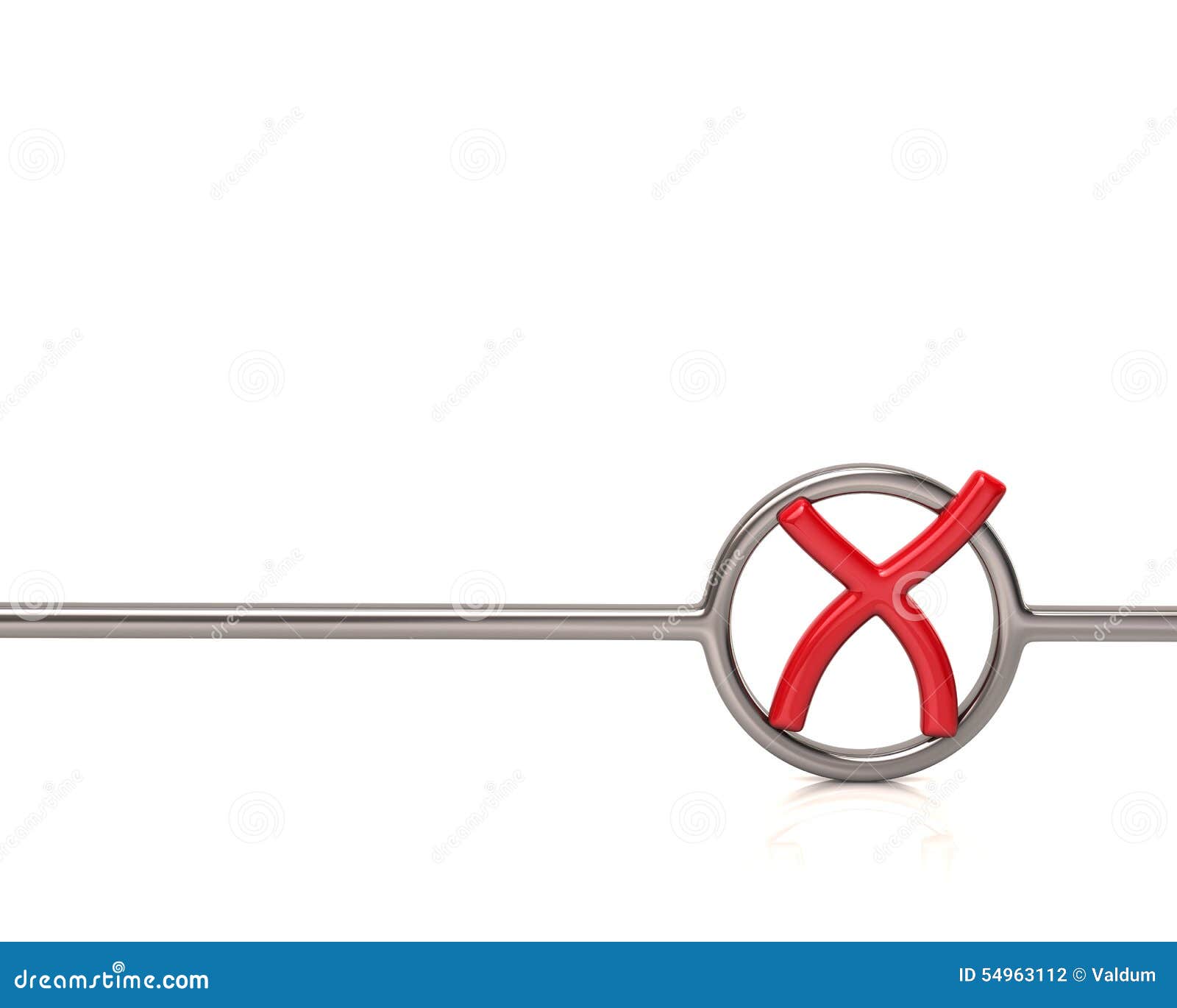 Red rejected sign stock illustration. Illustration of list - 54963112