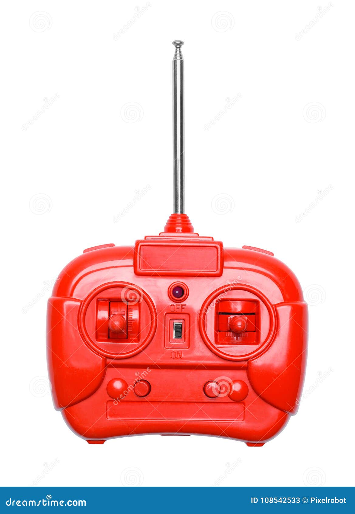 Red Remote Control stock image. Image of wireless, isolated - 108542533