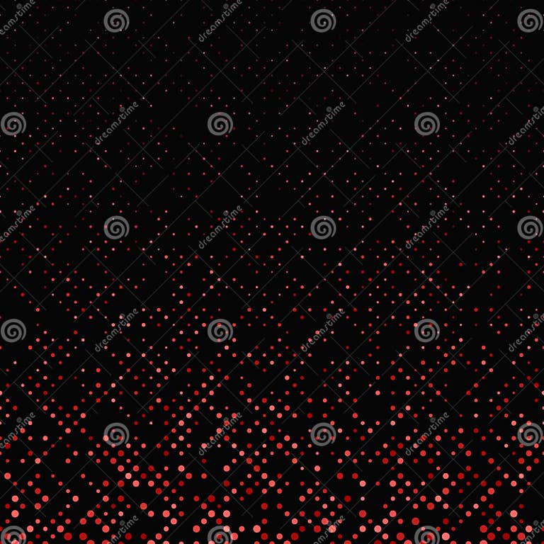 Red Repeating Abstract Dot Pattern Background Stock Vector - Illustration of graphic, circle ...