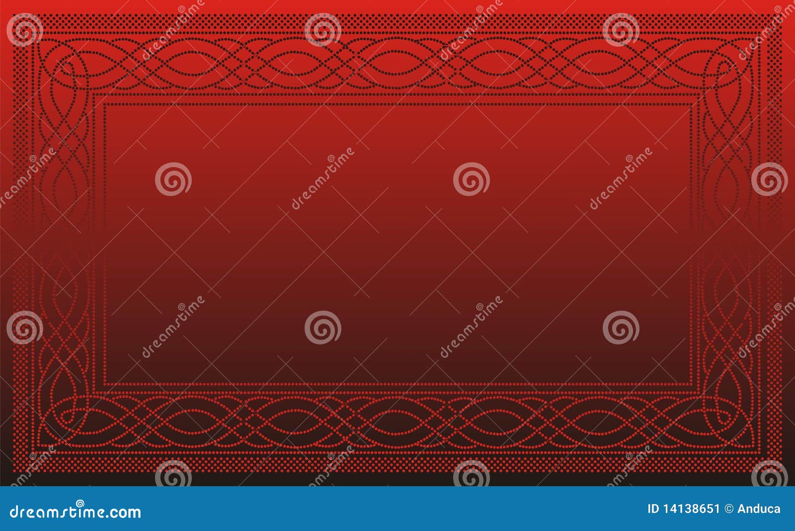 Red retro dots frame stock vector. Illustration of effortless - 14138651