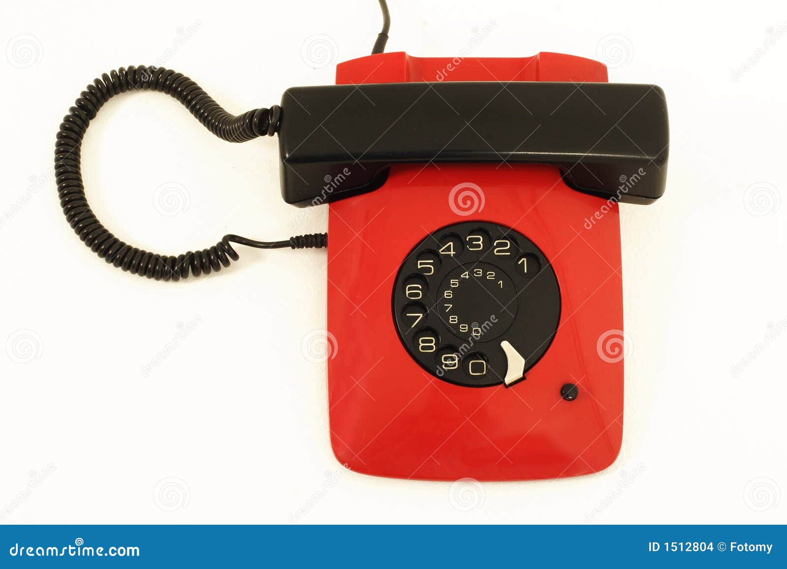 Red retro telephone stock photo. Image of communicate - 1512804