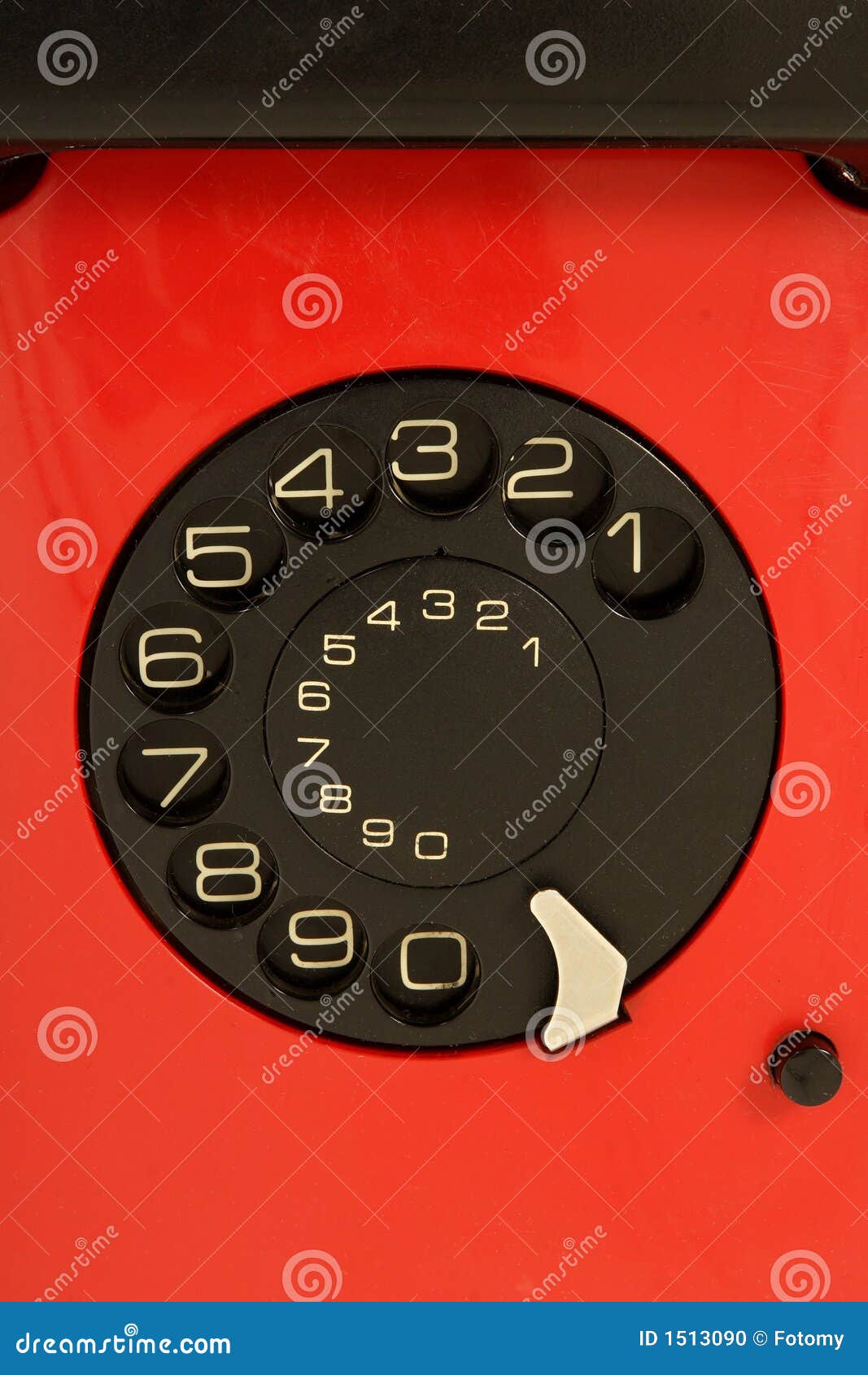 Red retro telephone stock photo. Image of number, handset - 1513090