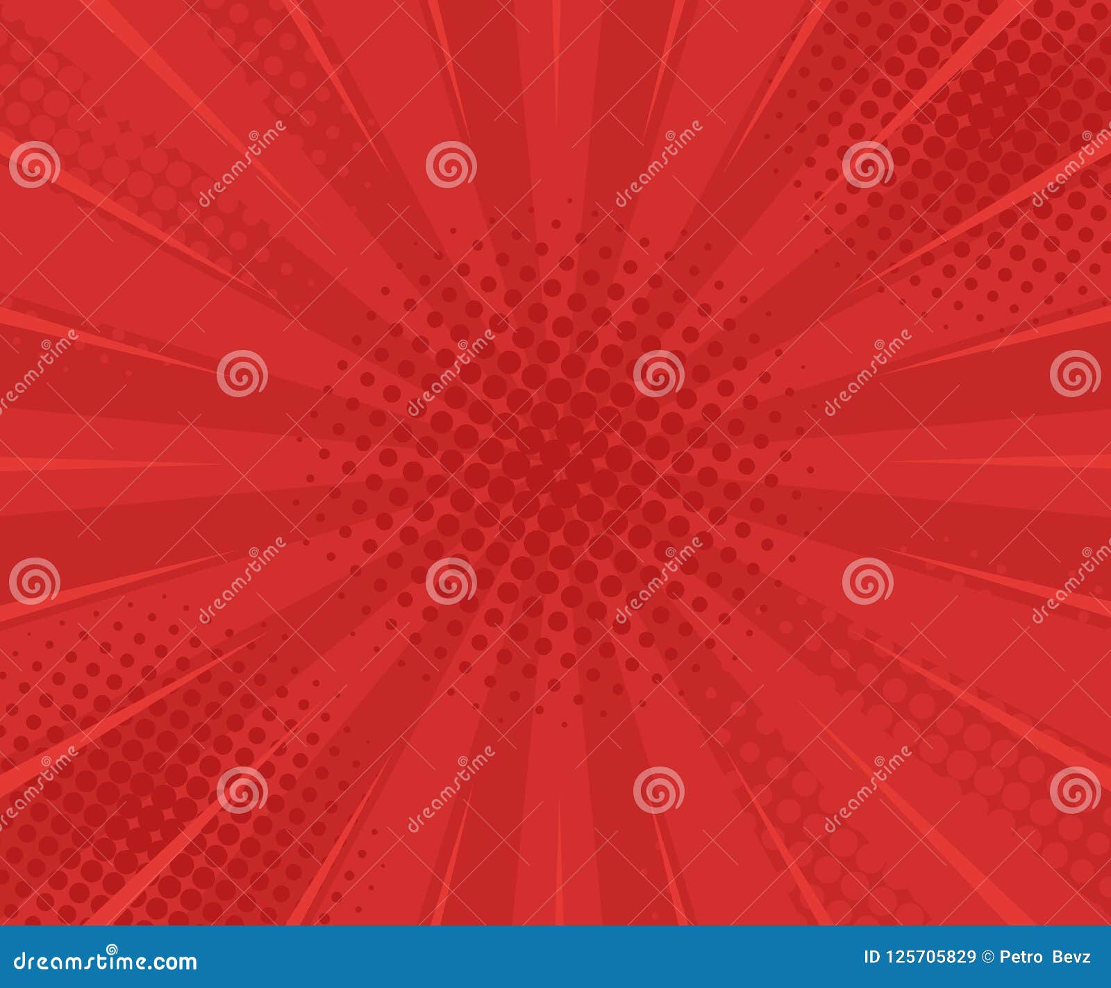 Red Retro Vintage Style Background with Sun Rays. Vector Illustration ...
