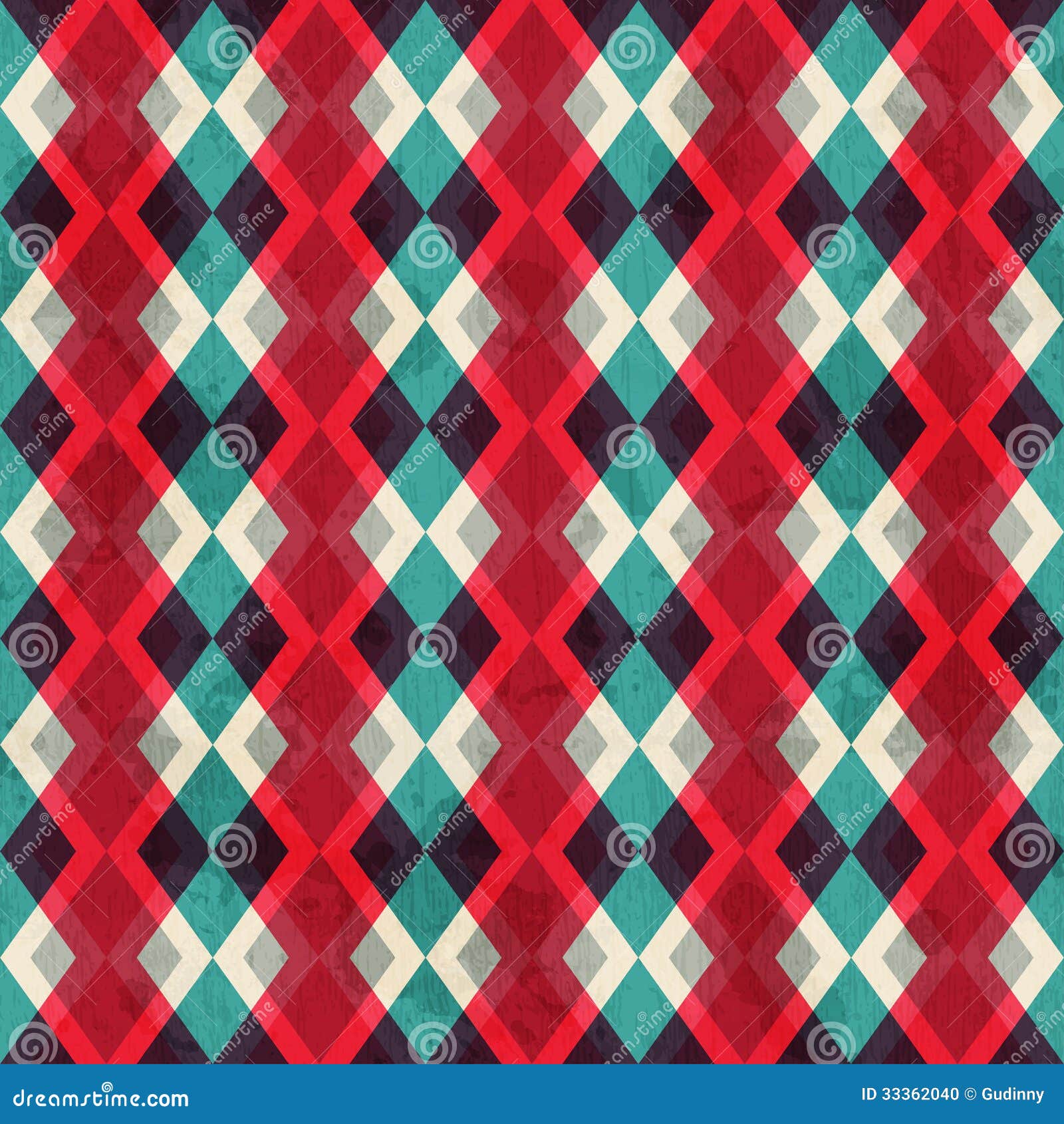 Rhombus Seamless Pattern. Plastic Pink Lozenges Tile Repeat Vector ...