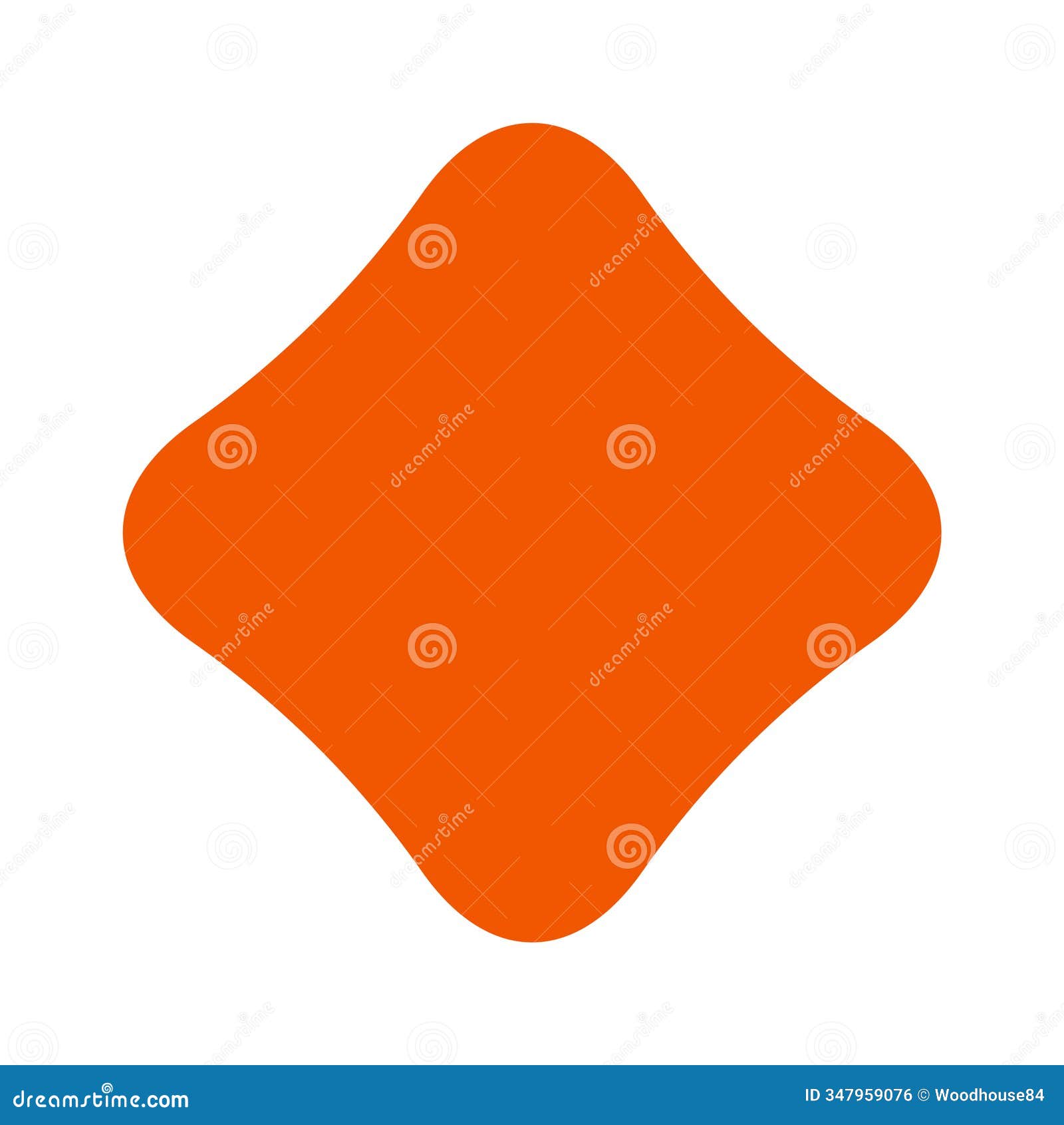Red Rhombus Sticky Badge Label Vector Illustration | CartoonDealer.com ...