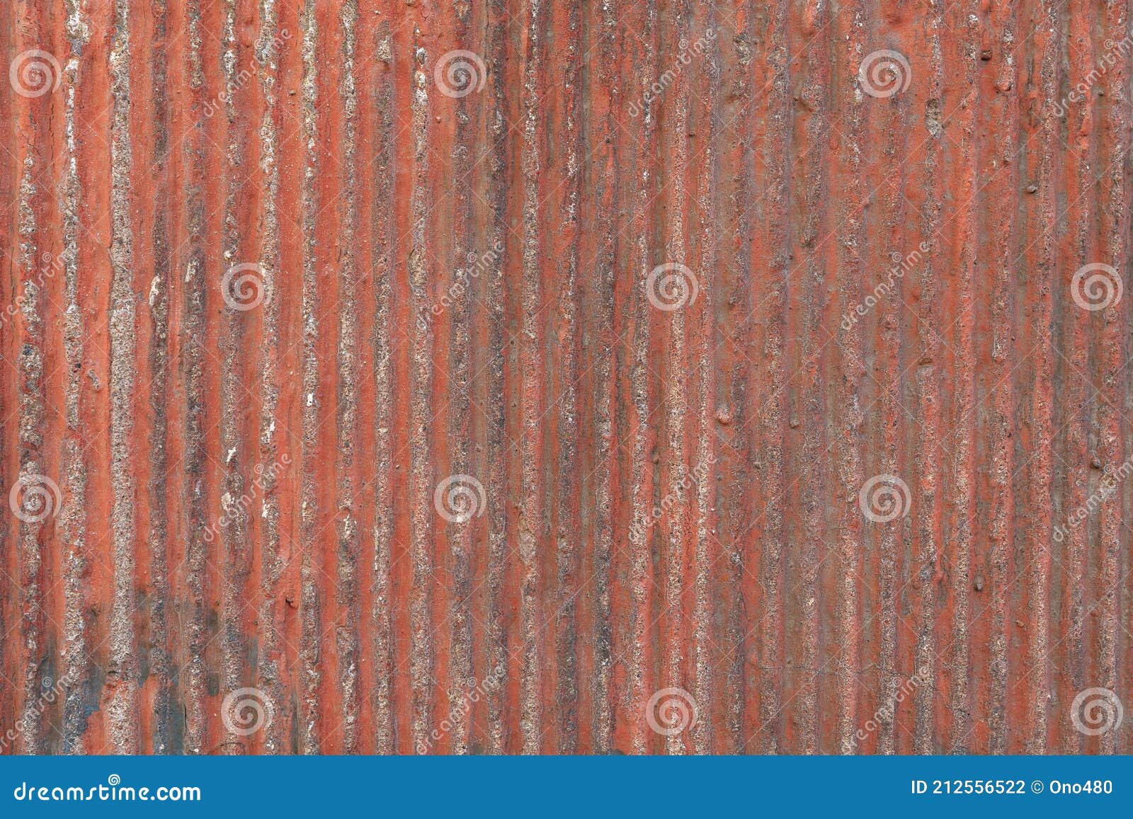 Red Ribbed with Concrete Texture Stock Photo - Image of metallic ...