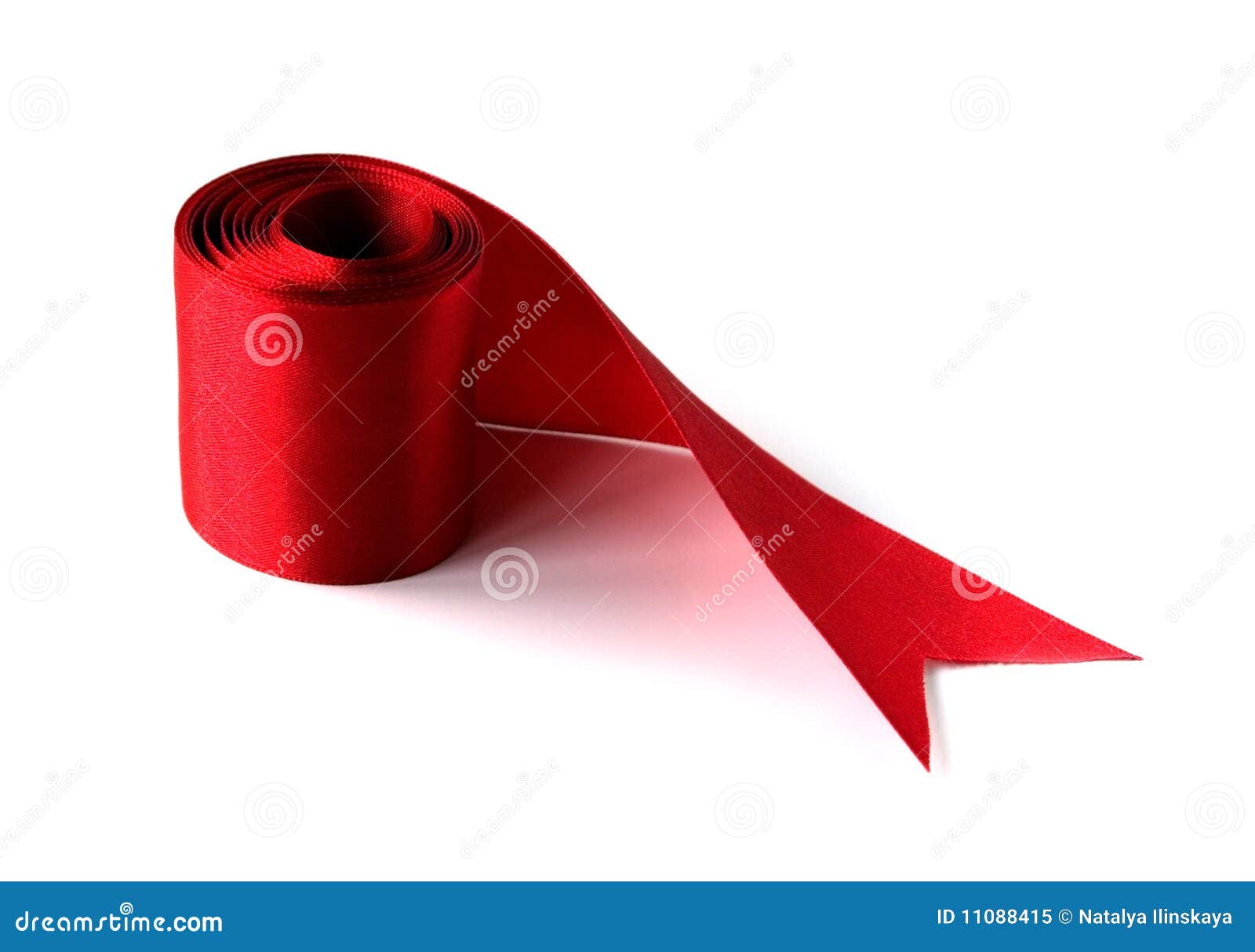 Red ribbon stock image. Image of christmas, tape, band - 11088415