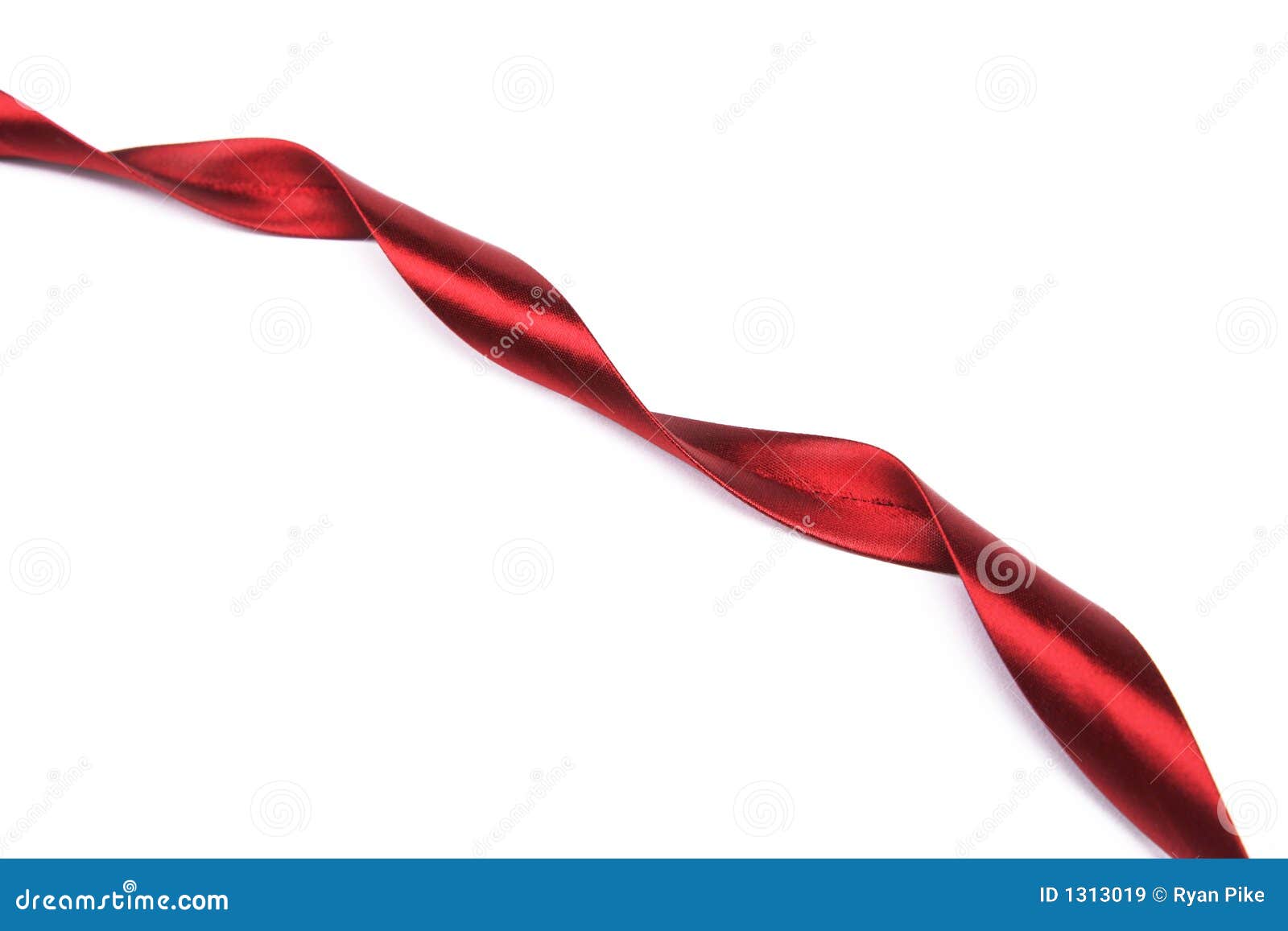 Red ribbon stock image. Image of fastener, knot, tight - 1313019