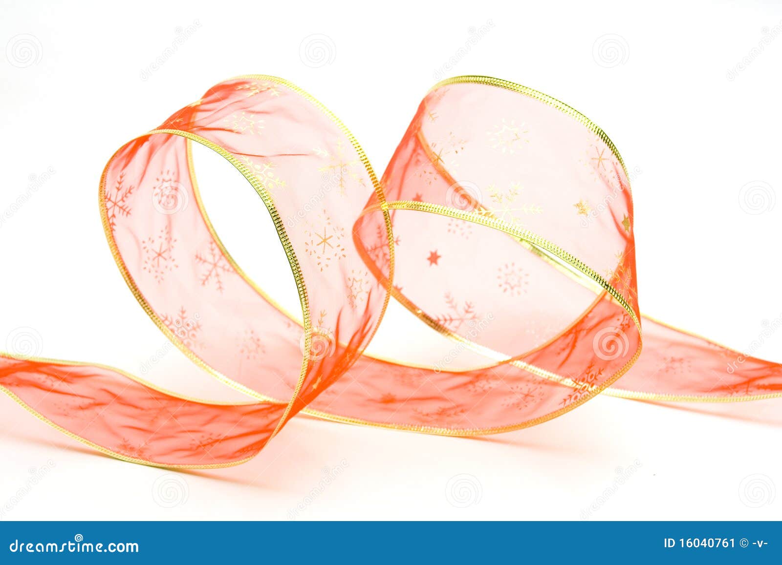 Red Ribbon stock image. Image of translucent, twist, shape - 16040761