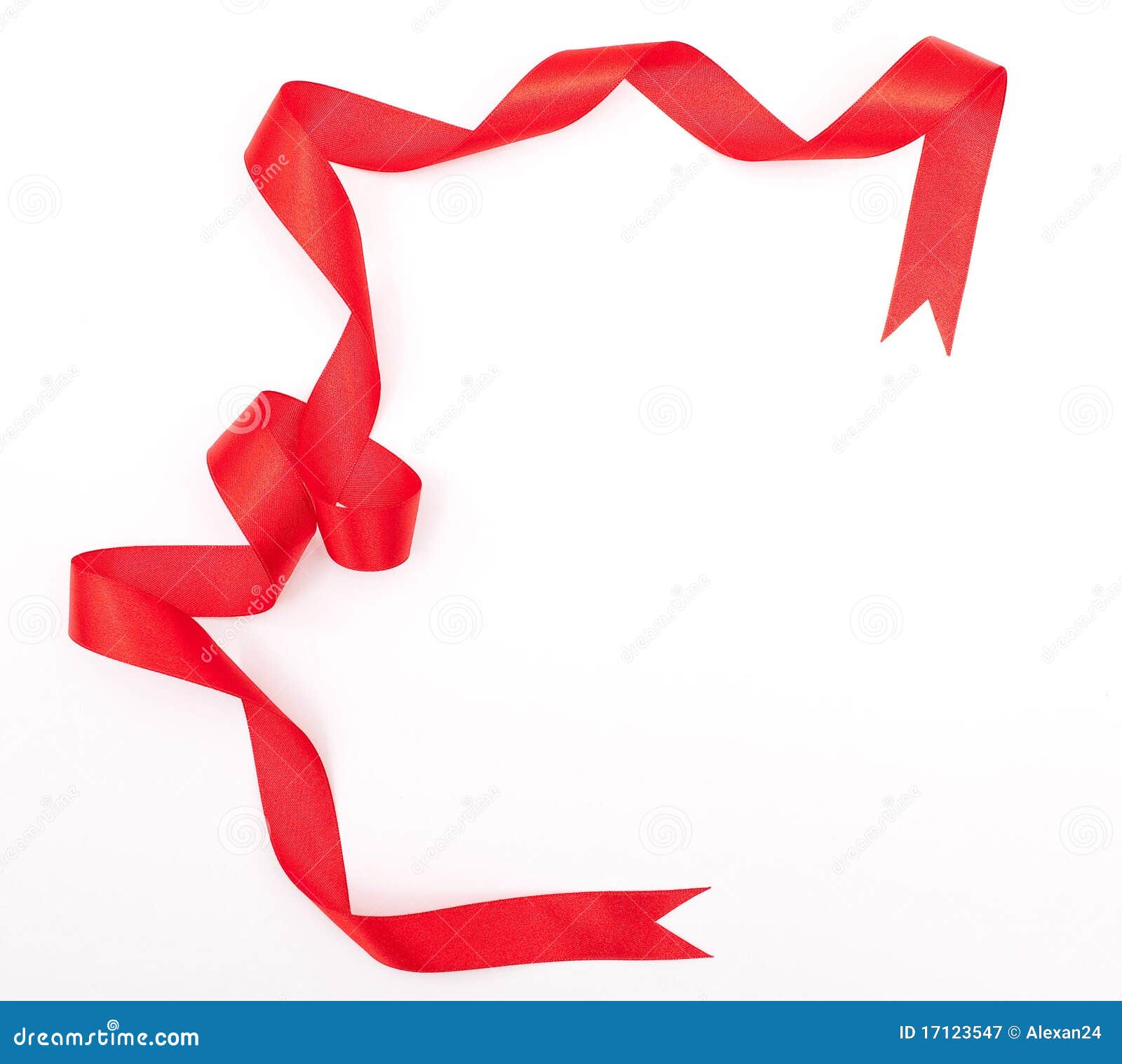 Red ribbon stock image. Image of present, lovely, ribbon - 17123547