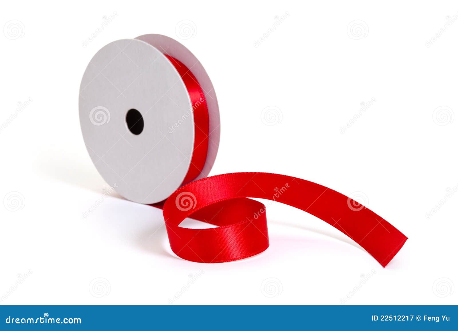 Red Ribbon stock image. Image of silk, textile, ribbon - 22512217