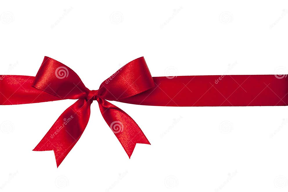 Red ribbon stock photo. Image of retro, present, abstract - 26914424