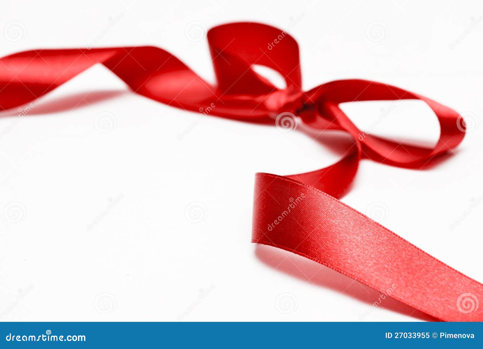Red ribbon stock image. Image of copy, anniversary, birthday - 27033955