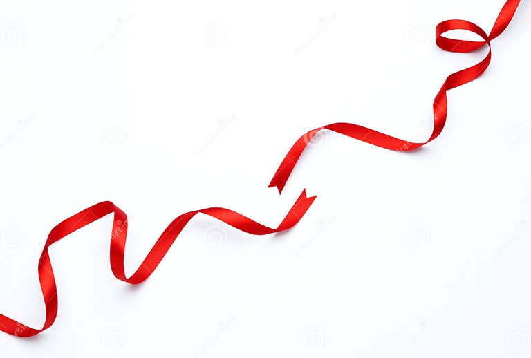 Red ribbon stock image. Image of connection, wrapping - 7228897