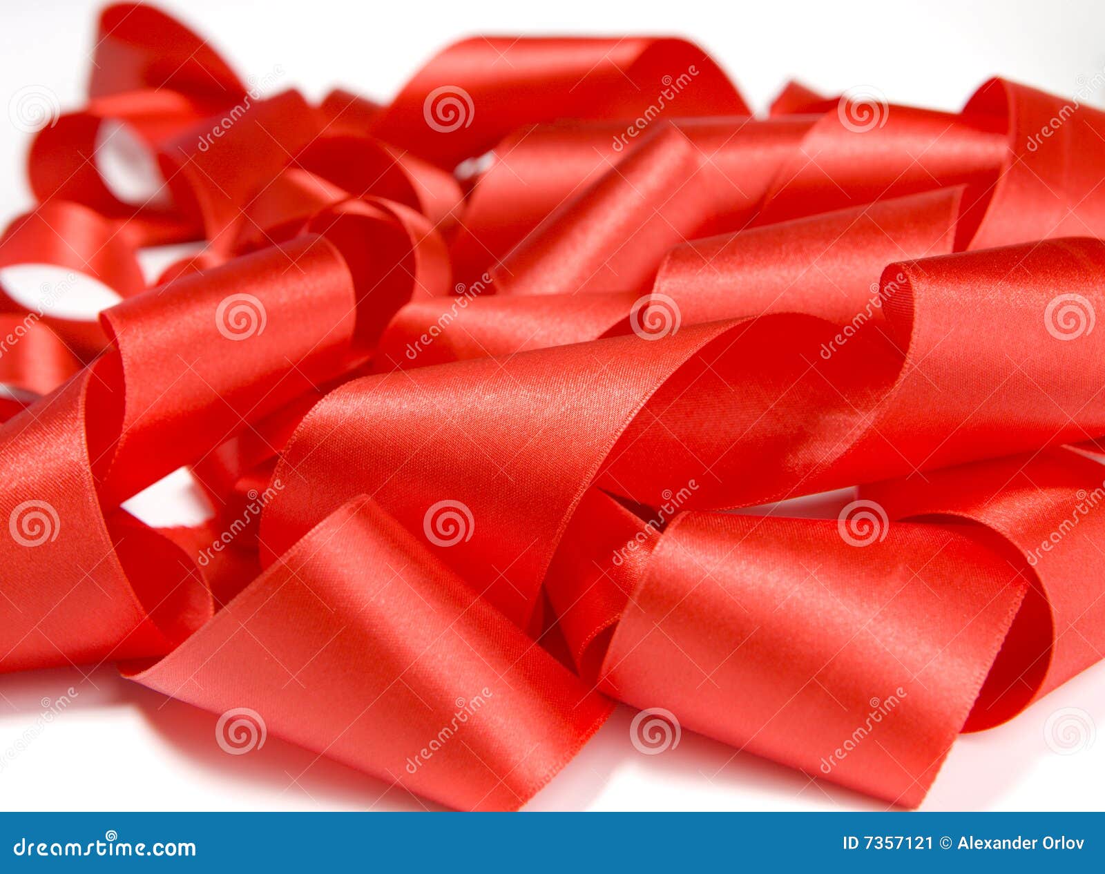 Red ribbon stock image. Image of texture, accessory, decorate - 7357121