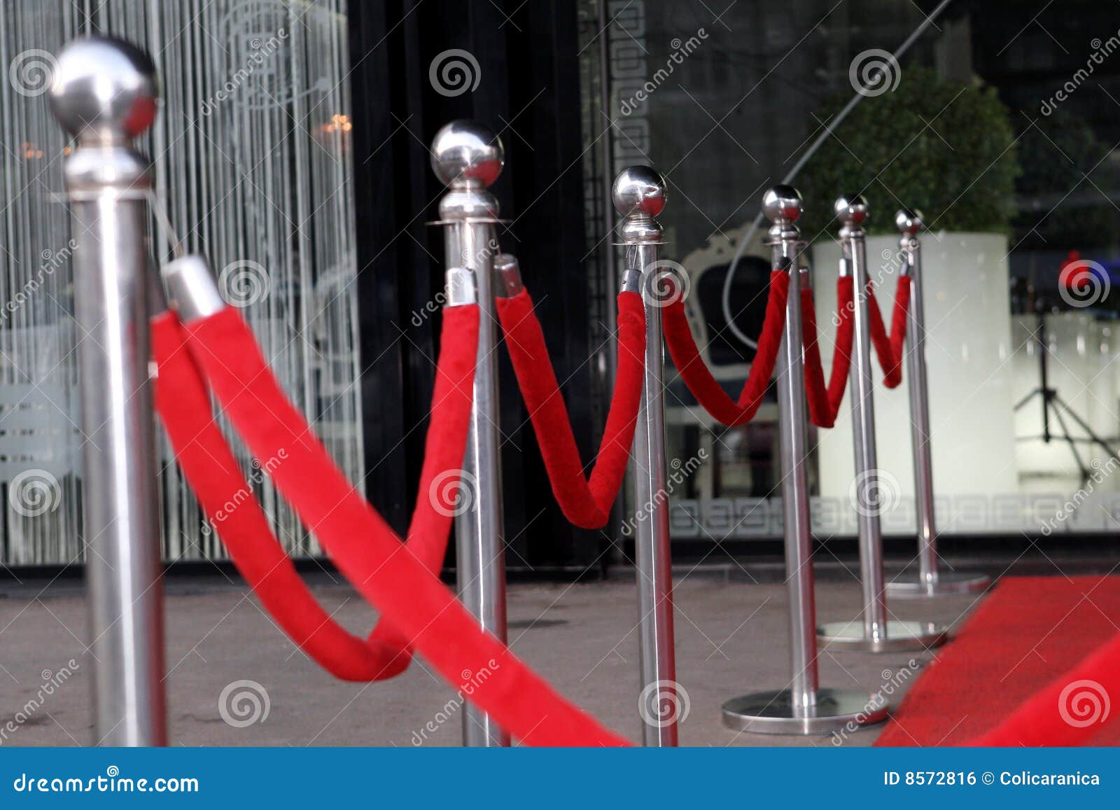Red ribbon stock photo. Image of party, ceremony, entrance - 8572816