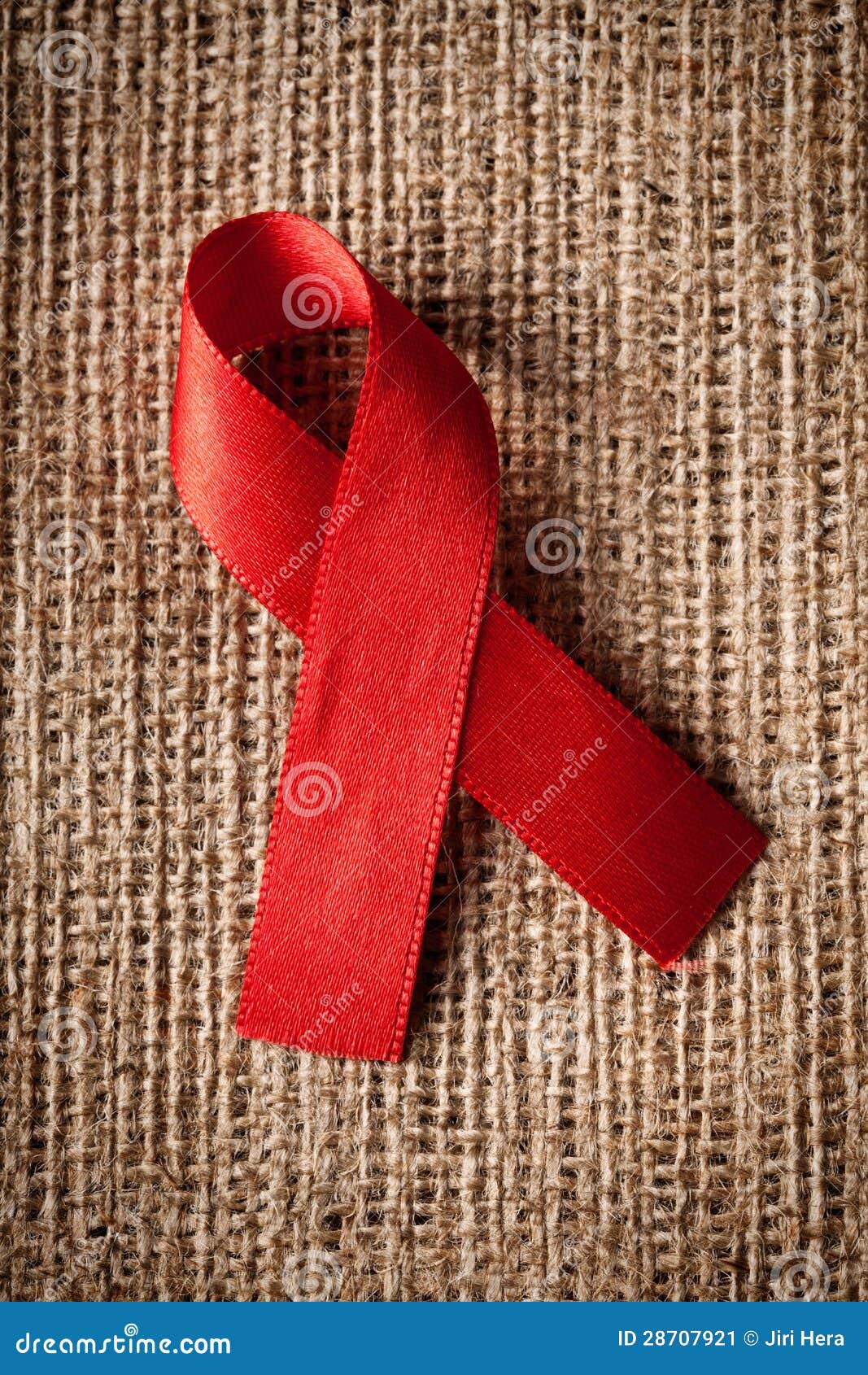 Red ribbon aids awareness stock image. Image of loop - 28707921