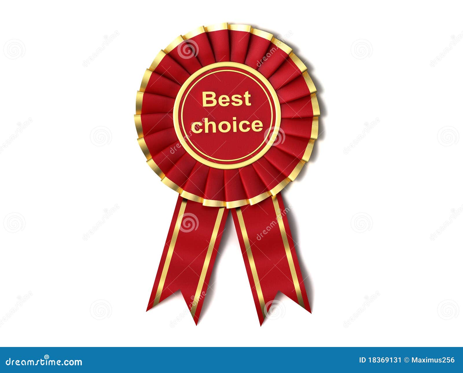 Red Ribbon Award Stock Image - Image: 18369131