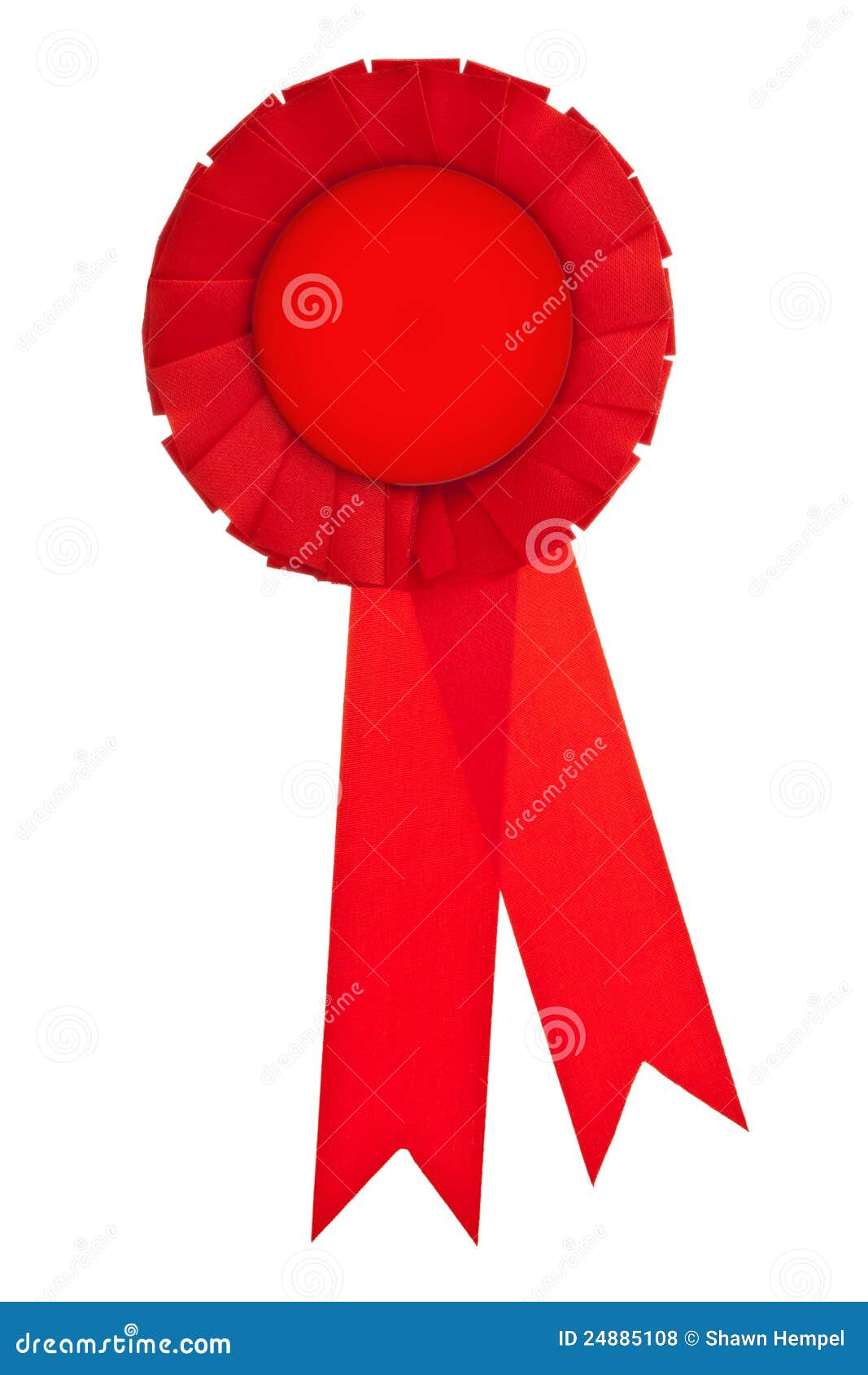 Red ribbon award stock photo. Image of medallion, sign - 24885108