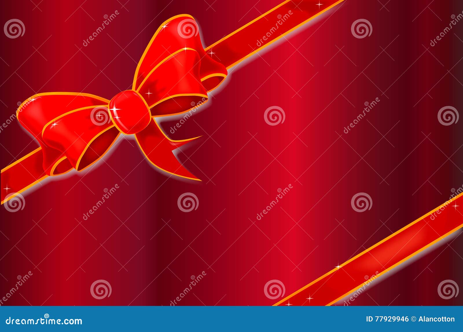 Red Ribbon Background stock illustration. Illustration of silk - 77929946