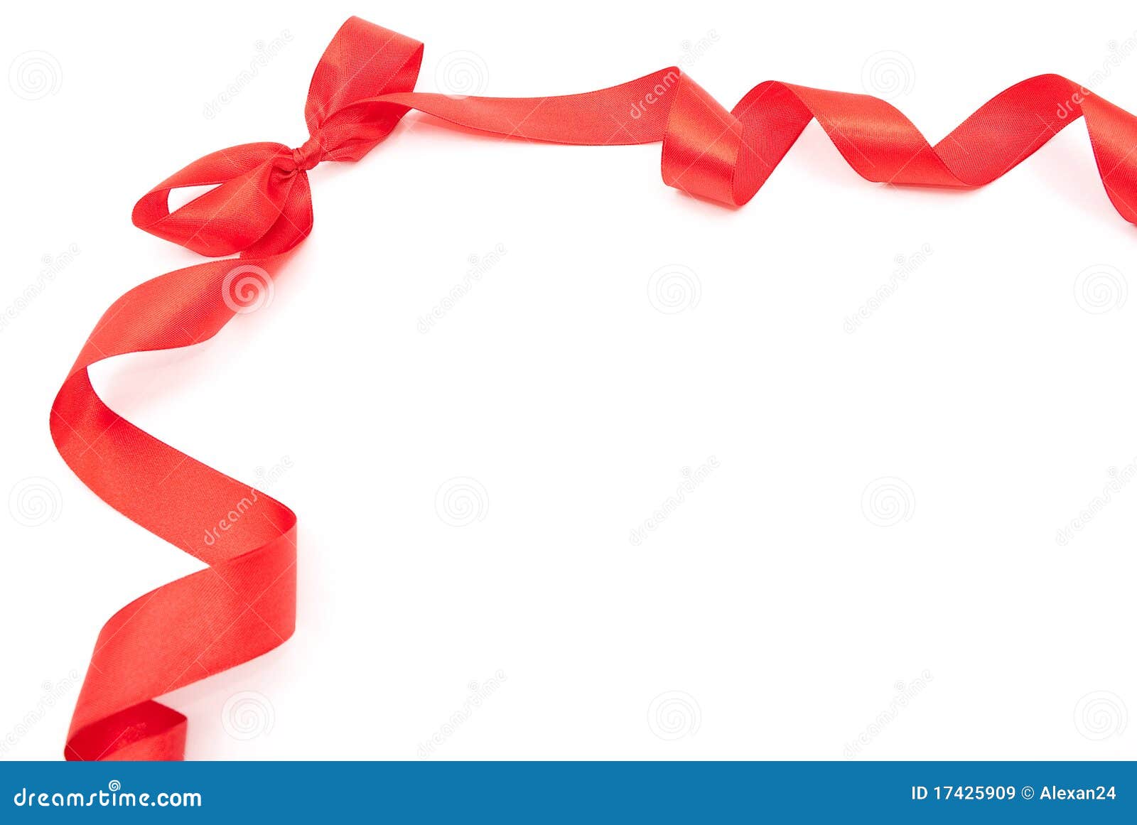 Red ribbon with bow stock image. Image of holiday, passionate - 17425909