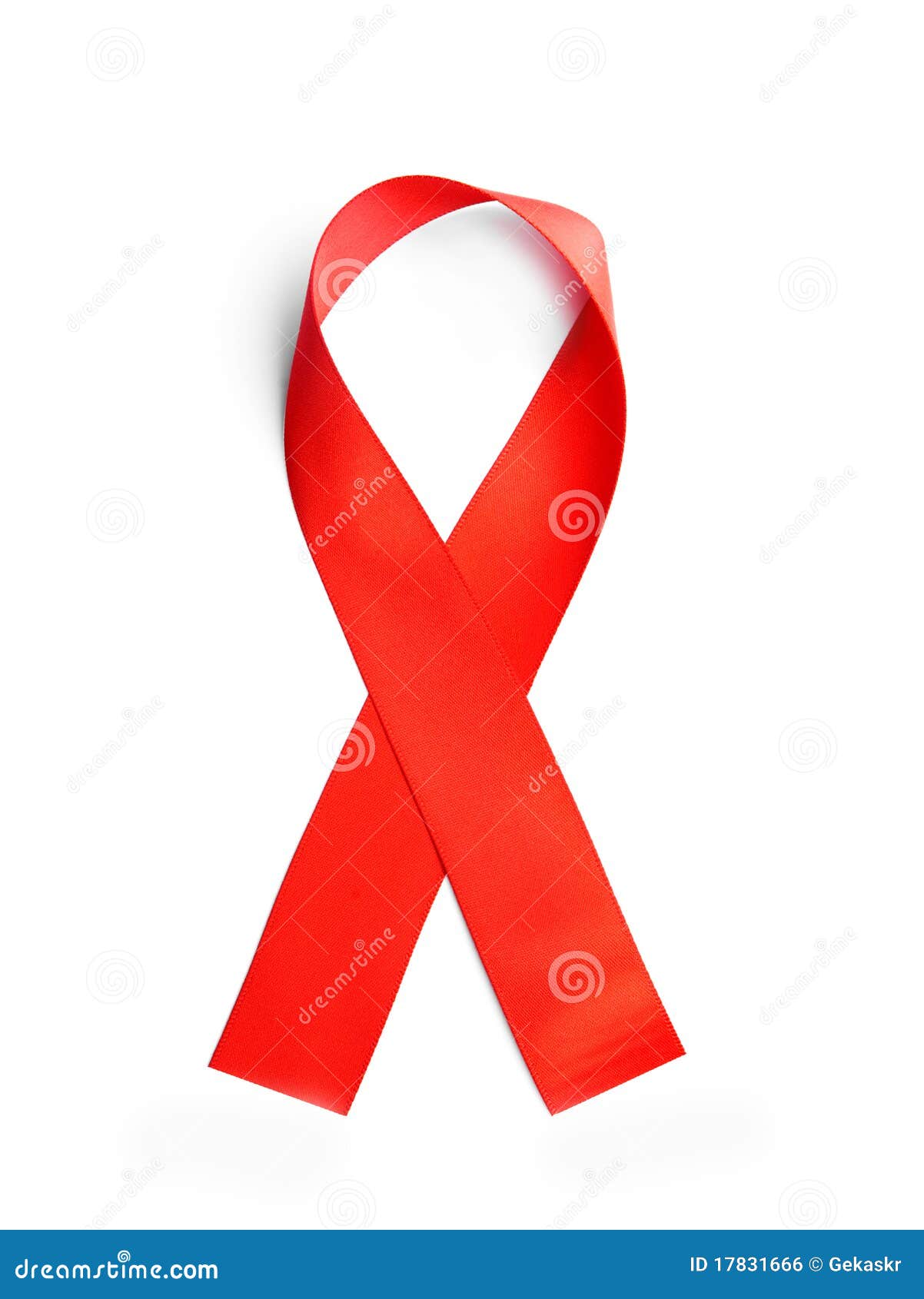 Red ribbon bow stock photo. Image of symbol, solidarity - 17831666