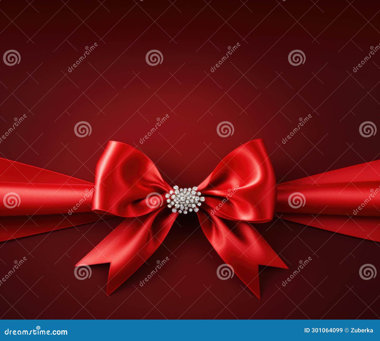 Red Ribbon Bow Background stock illustration. Illustration of festive ...