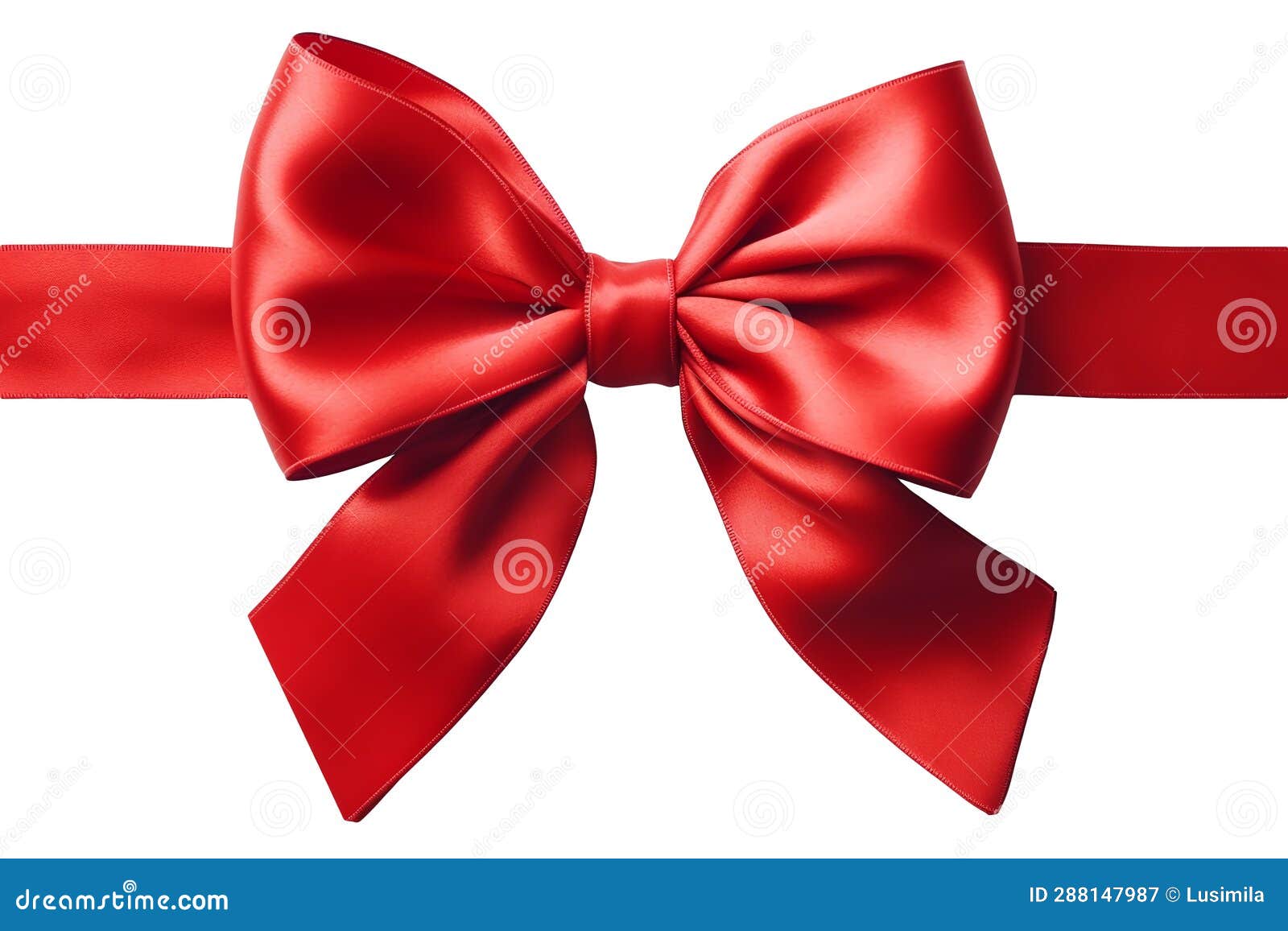 Red Ribbon Bow stock illustration. Illustration of banner - 288147987