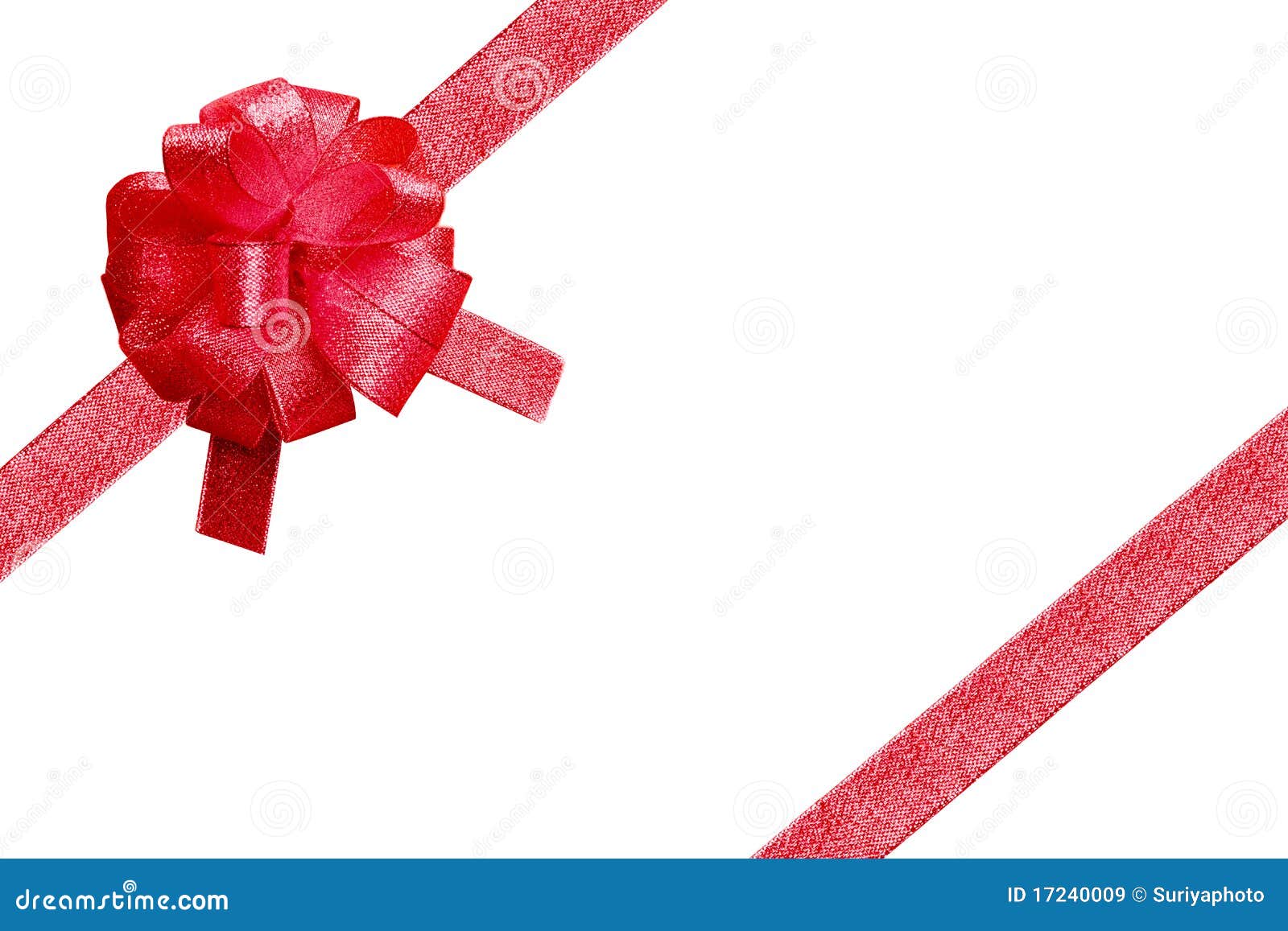 Red ribbon for christmas stock image. Image of holiday - 17240009