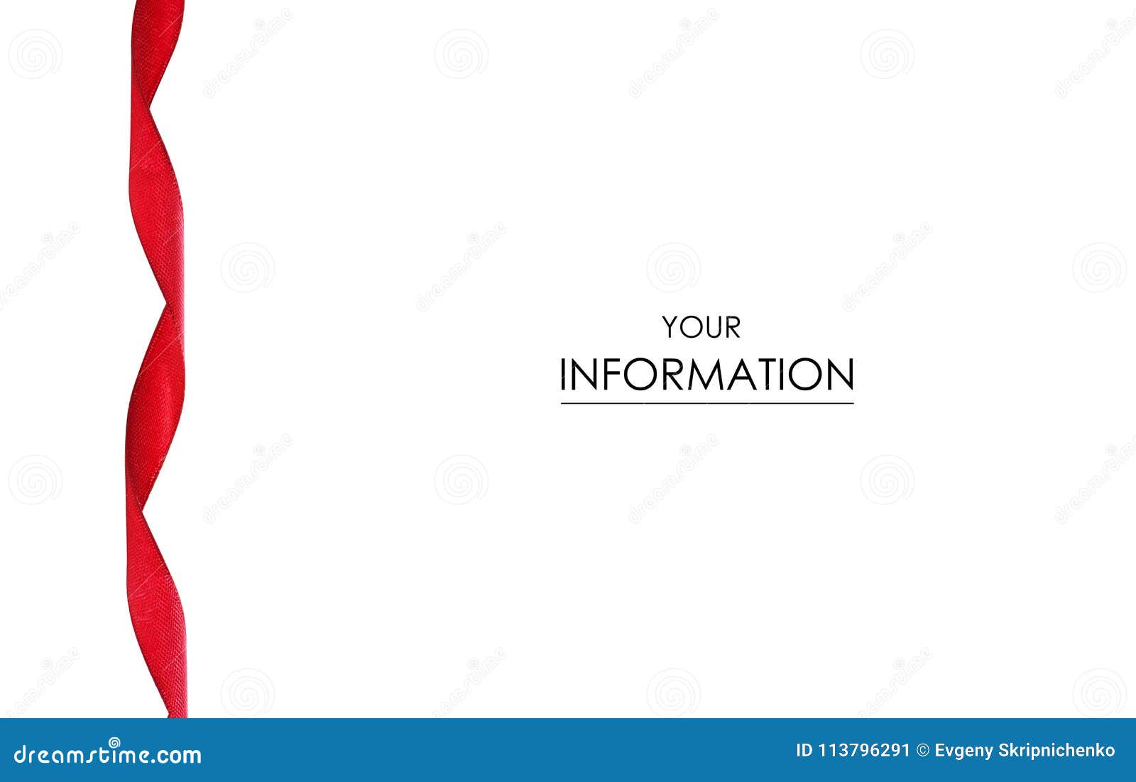 Red Ribbon Decoration Pattern Stock Image - Image of decoration ...