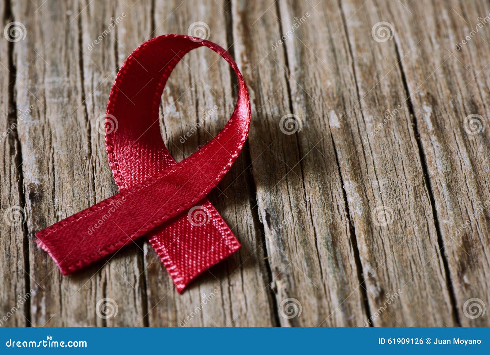 Red Ribbon for the Fight Against AIDS Stock Photo - Image of cure ...