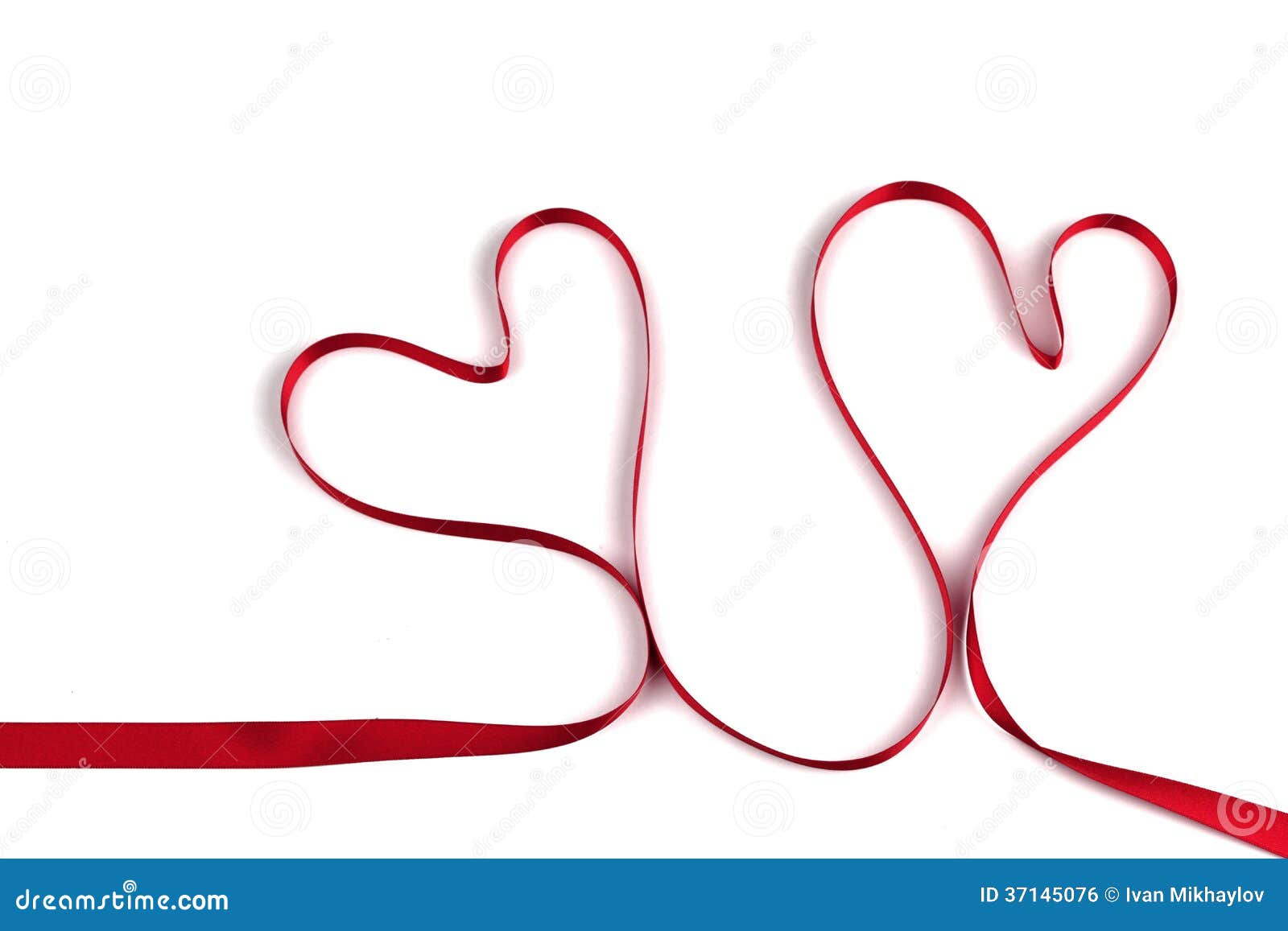 Red ribbon heart stock photo. Image of love, shape, greeting - 37145076