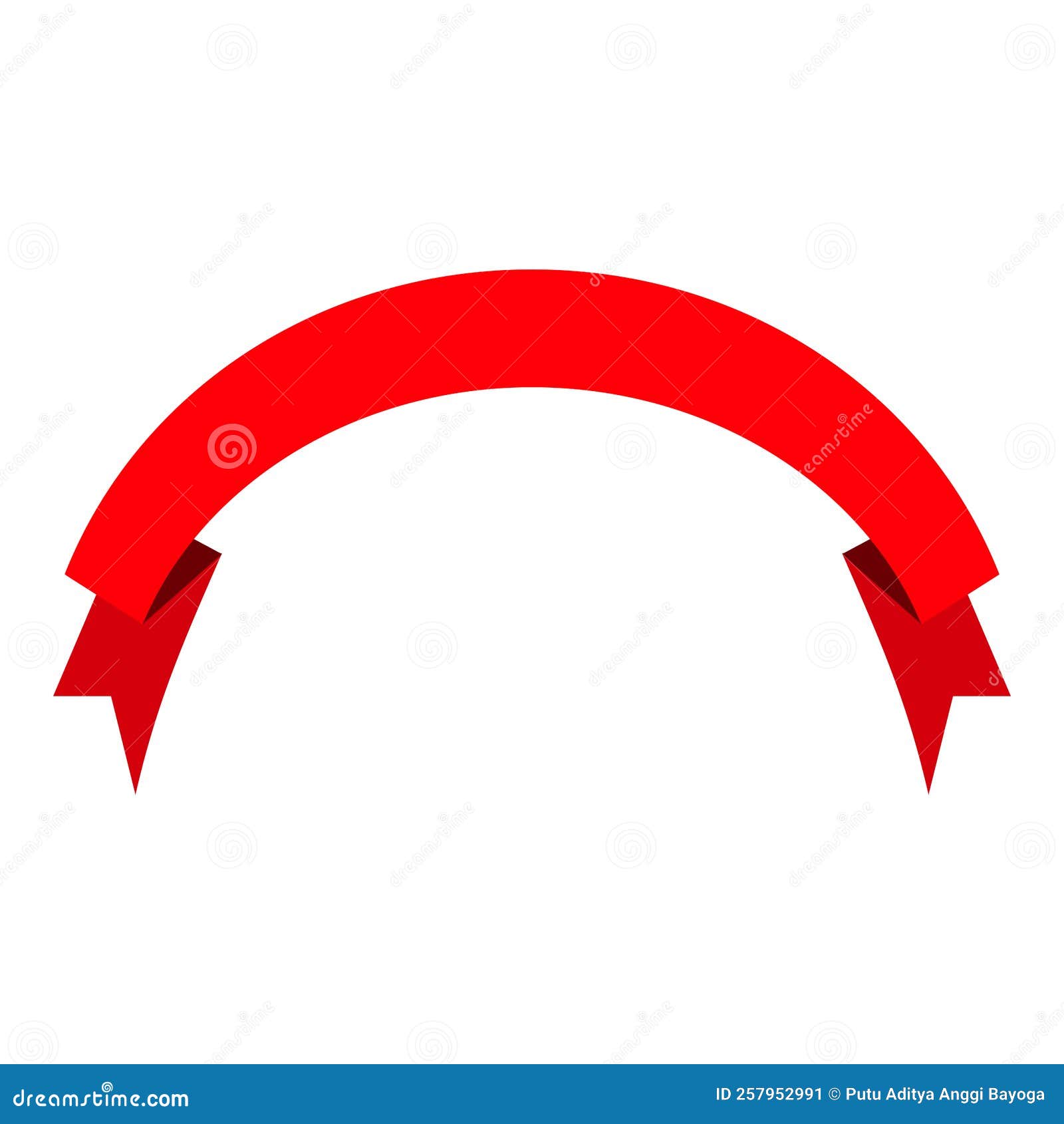 Cartoon Red Ribbon | CartoonDealer.com #257952991