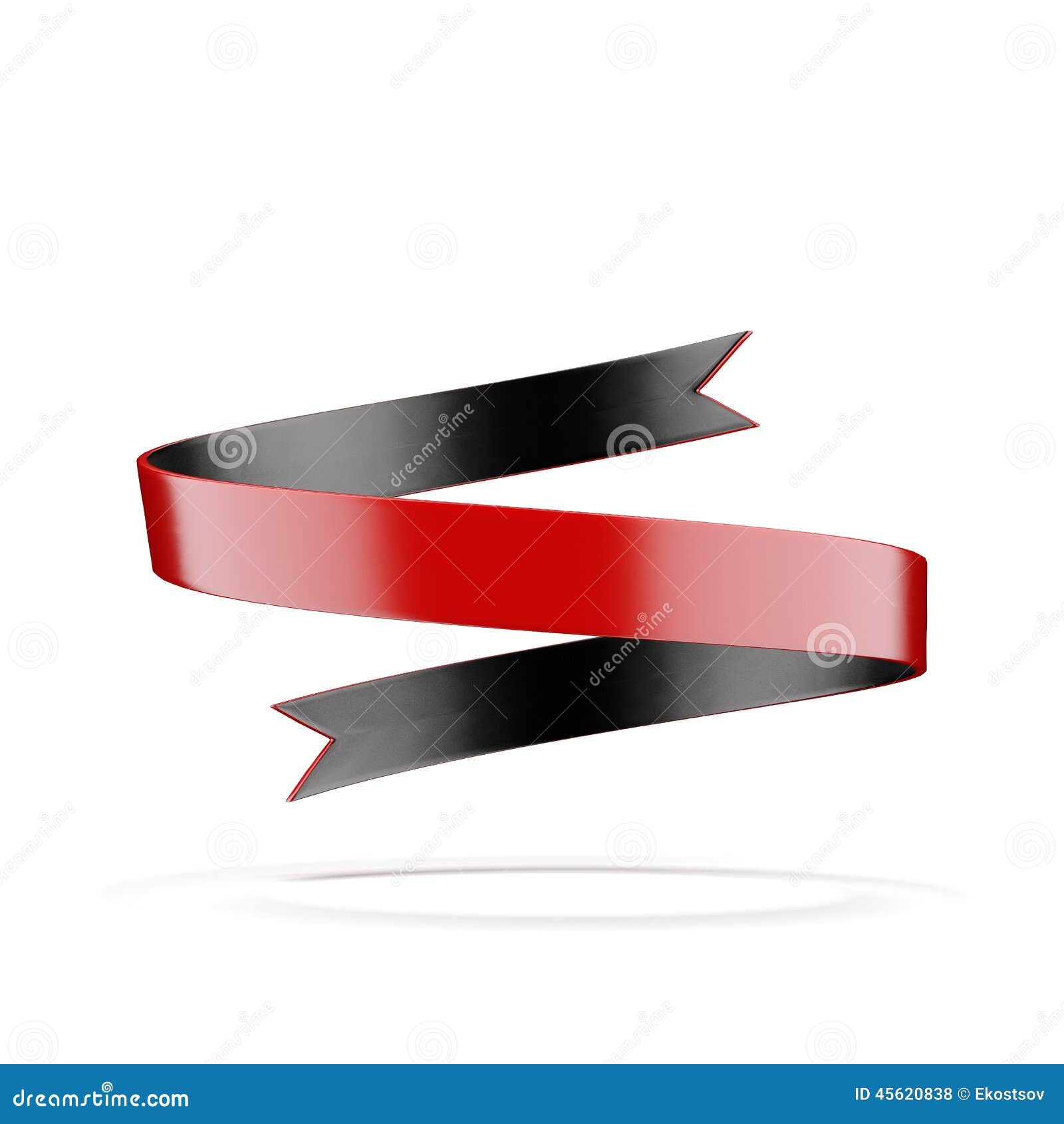 Red ribbon stock photo. Image of papper, line, curled - 45620838