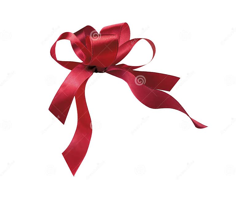 Red Ribbon Multiple loops stock photo. Image of celebrating - 1880600