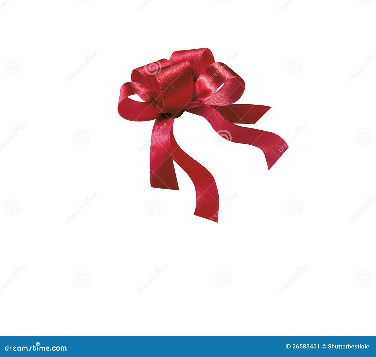 Red ribbon multiple loops stock image. Image of festive - 26583451