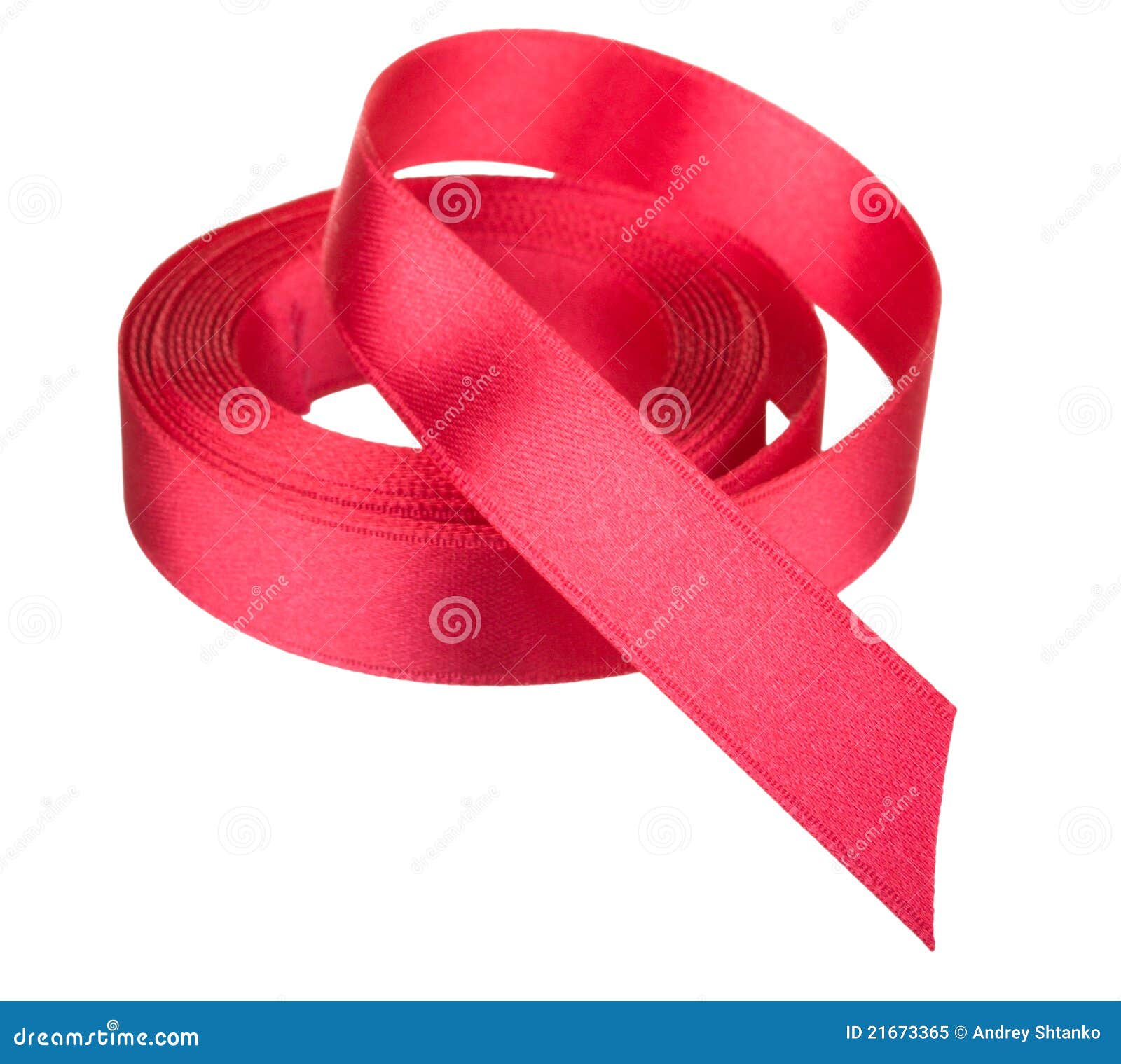 Red ribbon roll stock image. Image of gift, material - 21673365