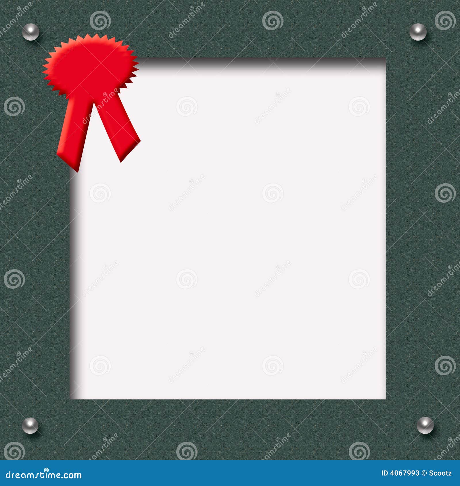 Red ribbon scrapbook stock illustration. Illustration of frame - 4067993