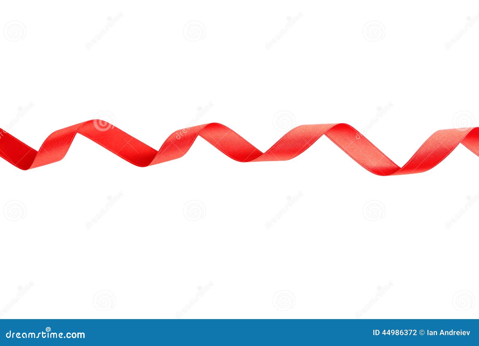 Red Ribbon on a White Background Stock Photo - Image of abstract, sale ...