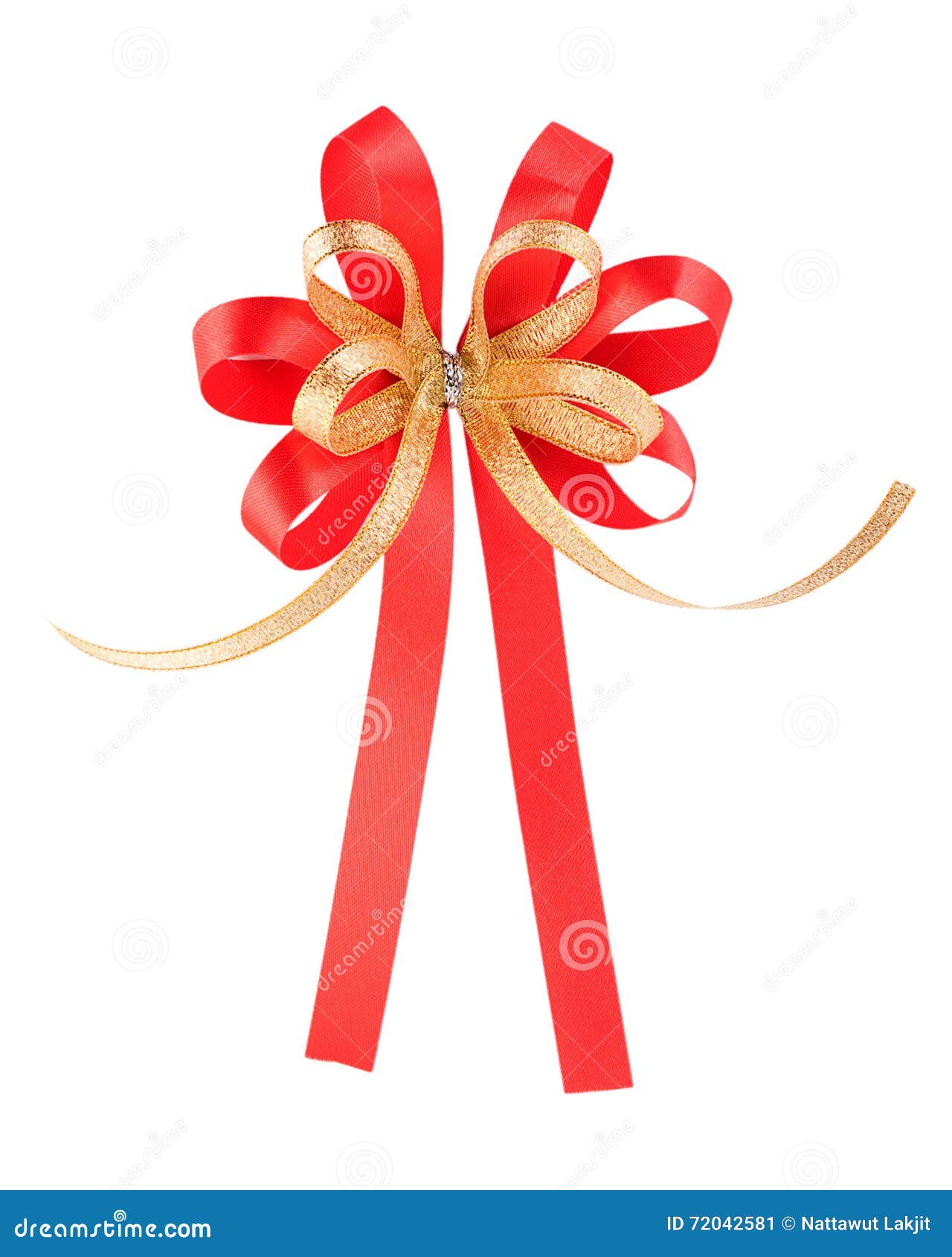 Red Ribbon on White Background Stock Image - Image of party, gift: 72042581