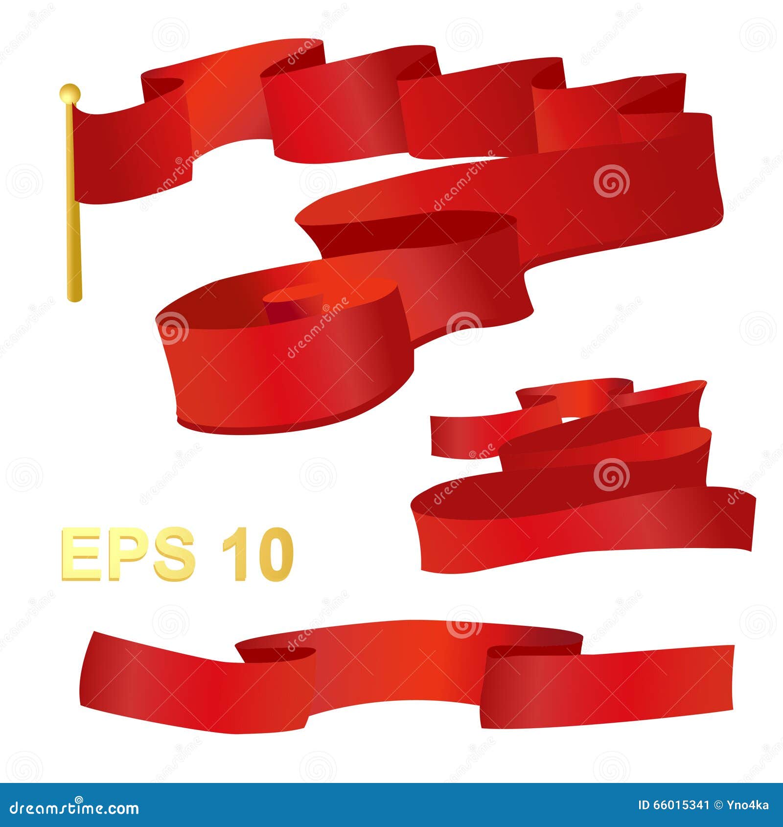 Red ribbon wind wave stock illustration. Illustration of wave - 66015341