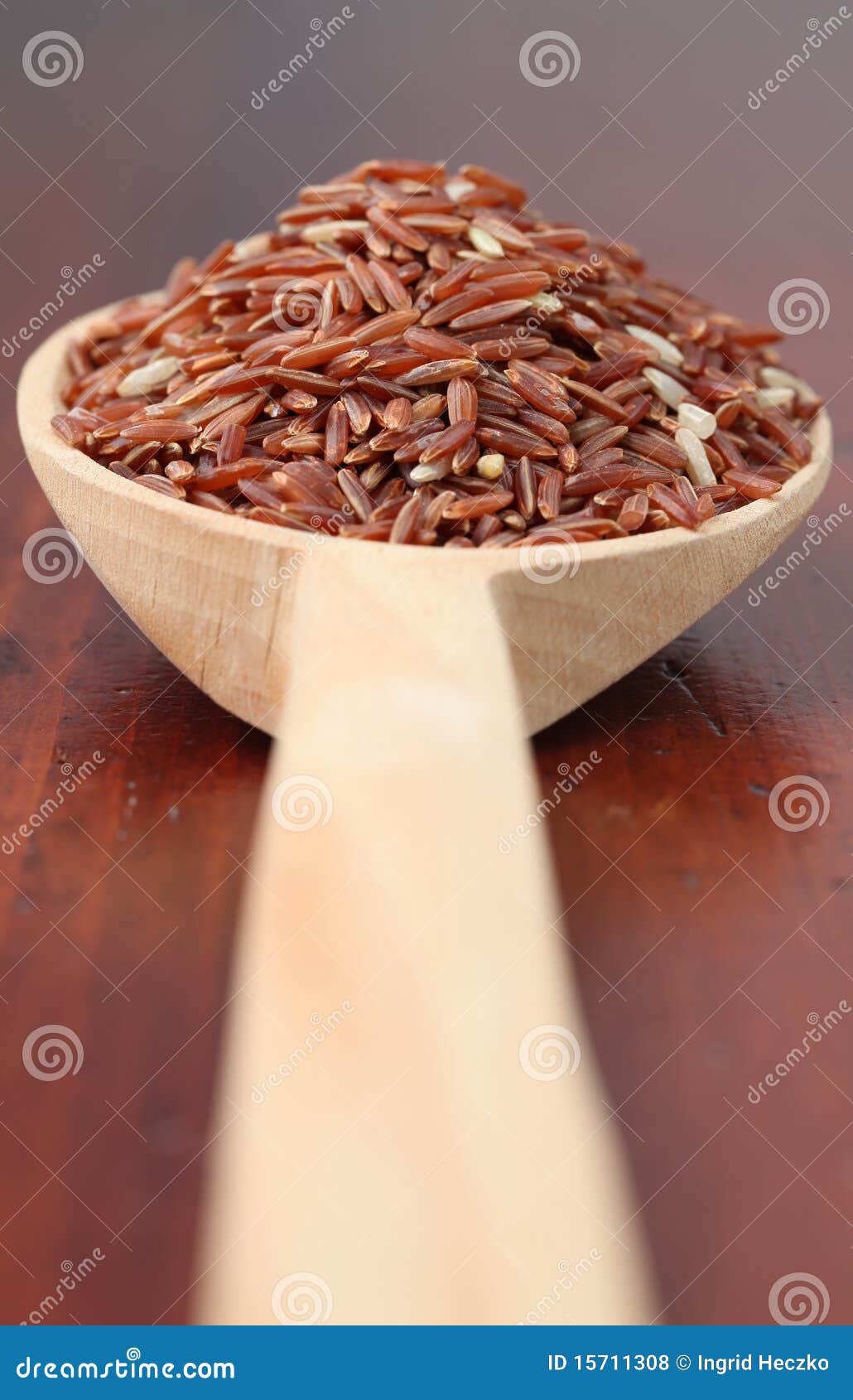 Red rice stock photo. Image of asian, vegan, indian, objects - 15711308