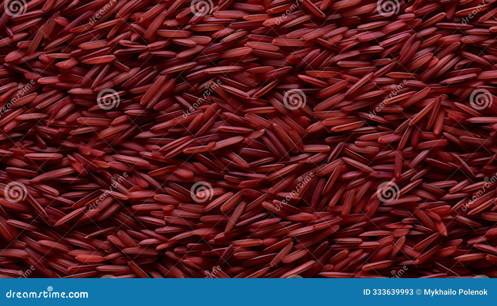 Red Rice Background Image with Many Rice Pieces in Same Color. Neural ...