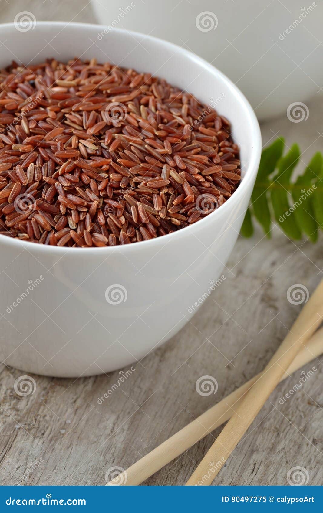 Red rice stock image. Image of natural, biological, cereal - 80497275