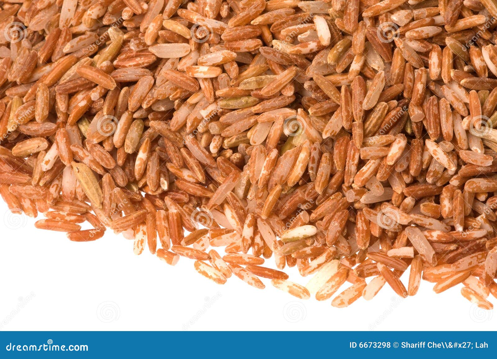 Red Rice Isolated stock photo. Image of ingredient, grain - 6673298