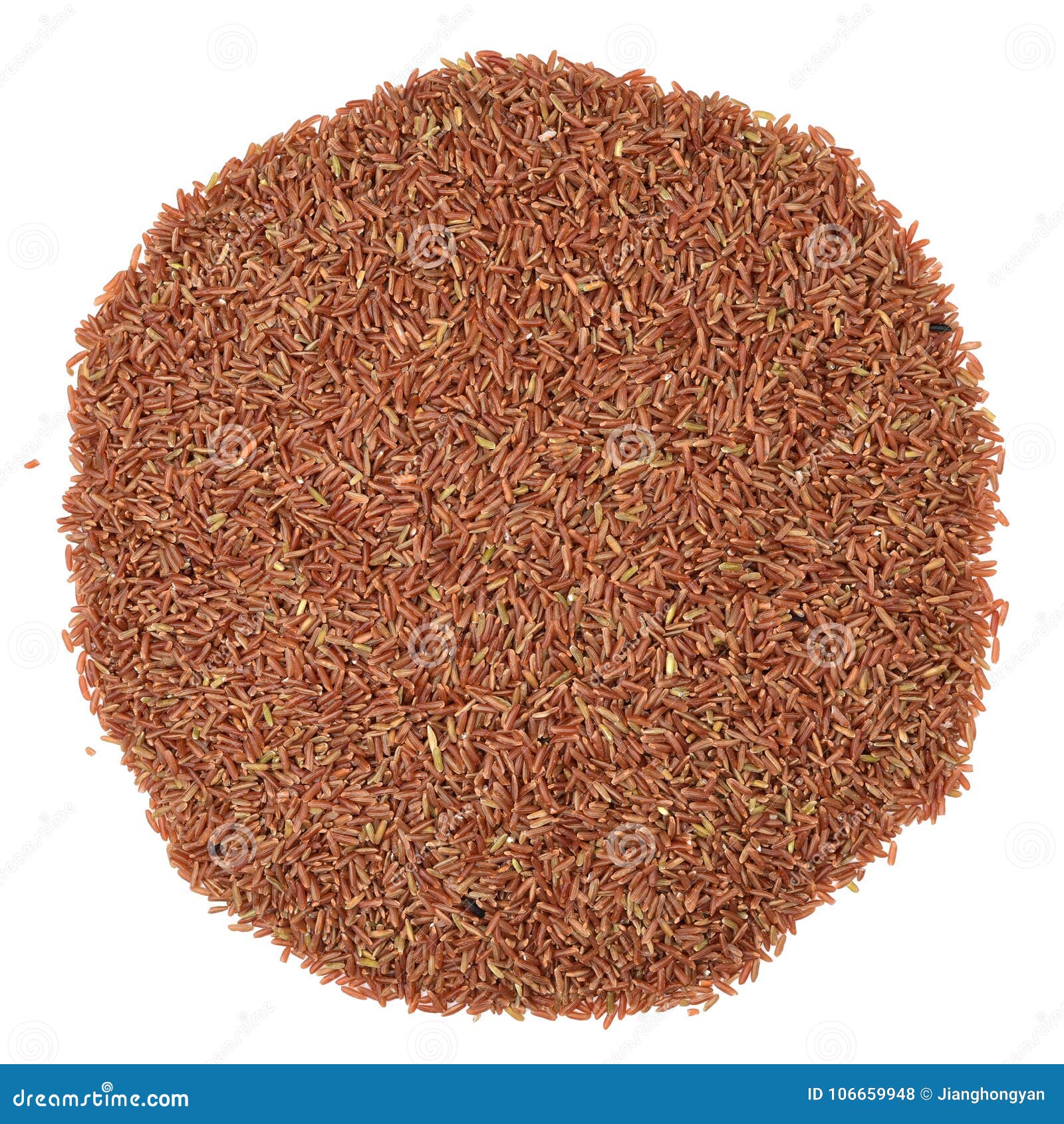 Red rice stock photo. Image of staple, close, white - 106659948