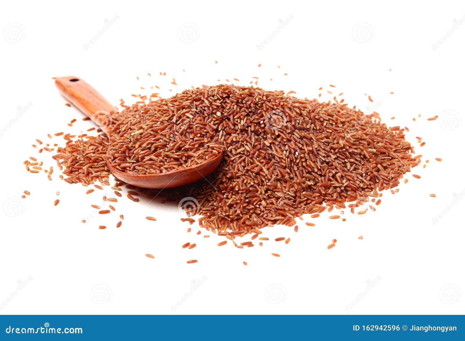 Red rice stock photo. Image of dieting, cuisine, healthy - 162942596