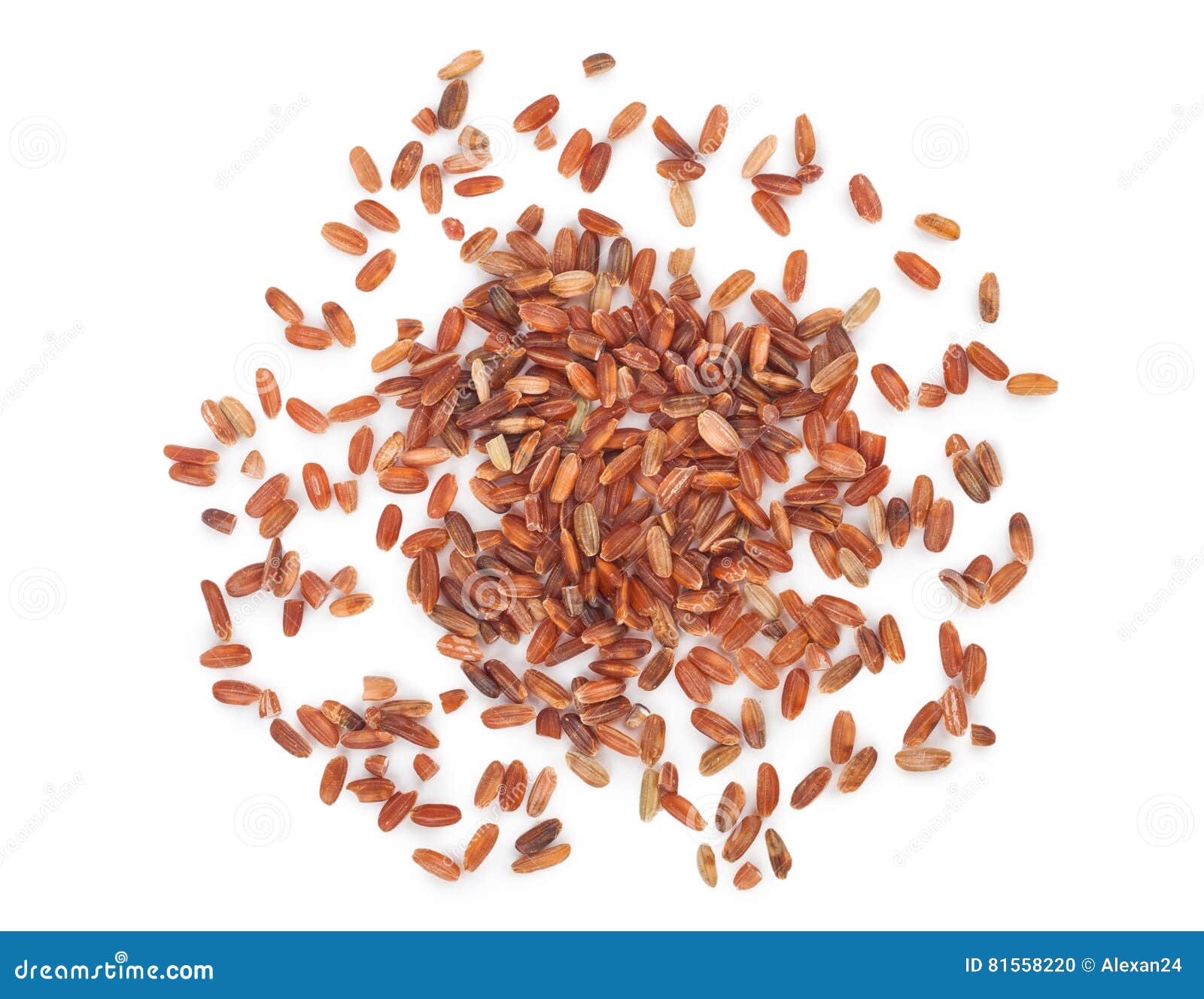 Red rice stock photo. Image of agriculture, grain, meal - 81558220