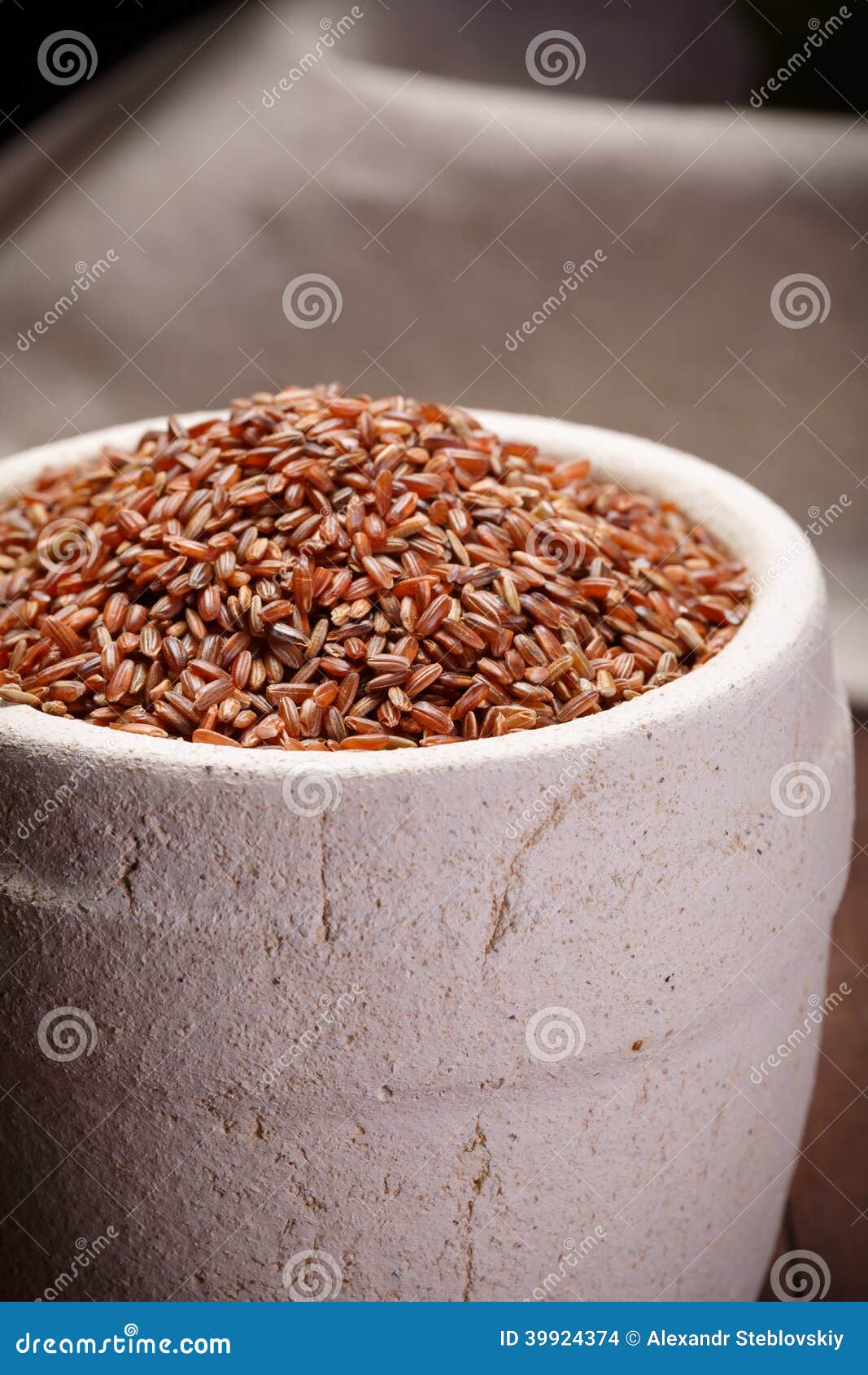 Red rice stock photo. Image of dieting, food, power, healthy - 39924374